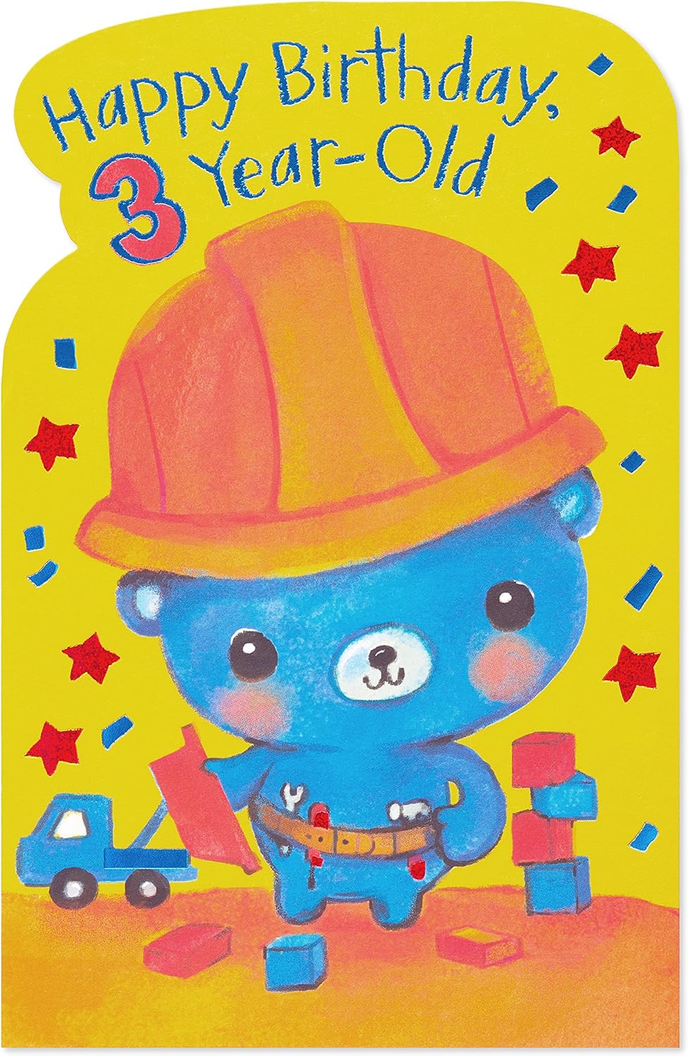 American Greetings Truckloads 3rd Birthday Card For Boy With Foil American Greetings Truckloads 3rd Birthday Card For Boy With Foil