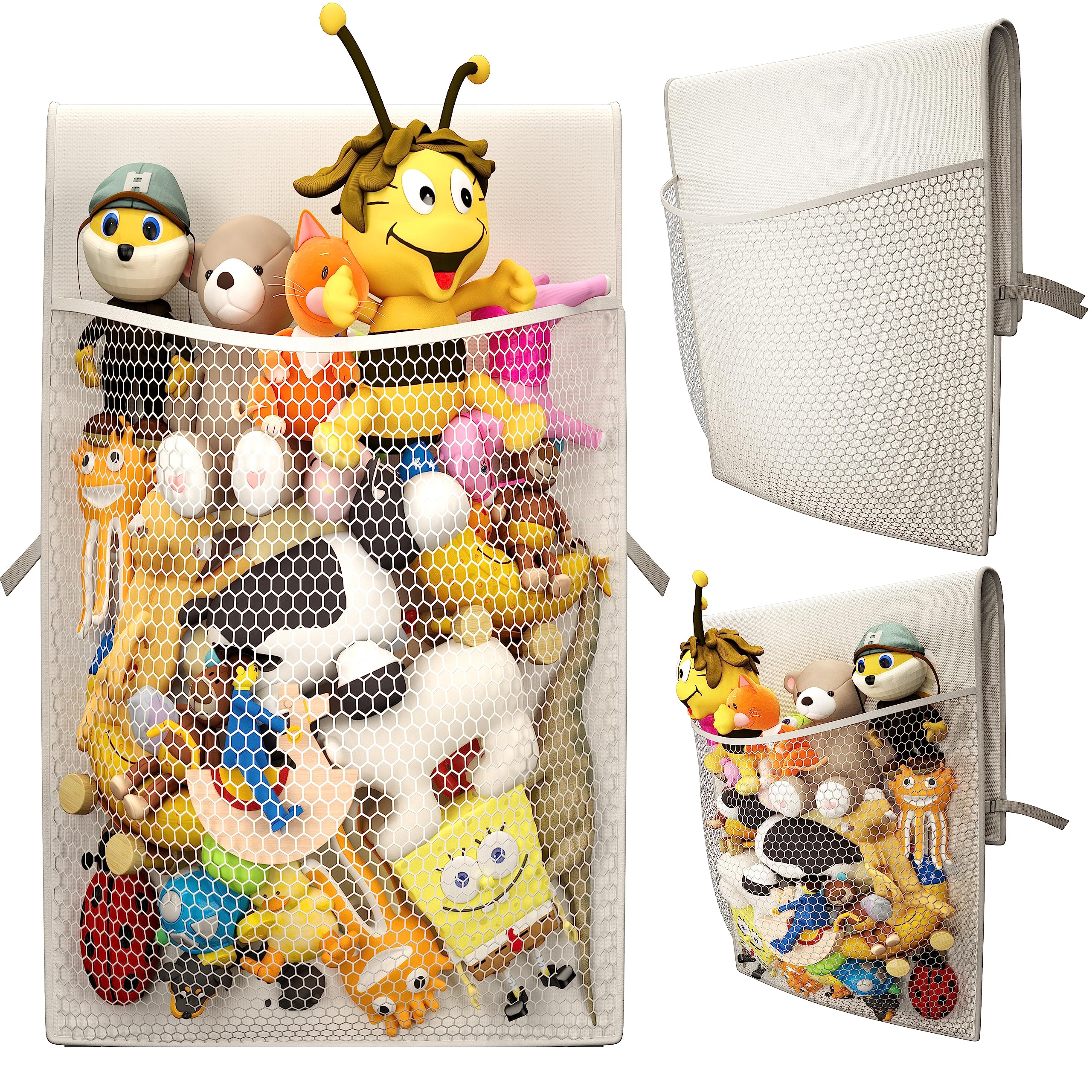 Snapklik.com : Stuffed Animal Storage Pocket For Kids Chair, Net ...