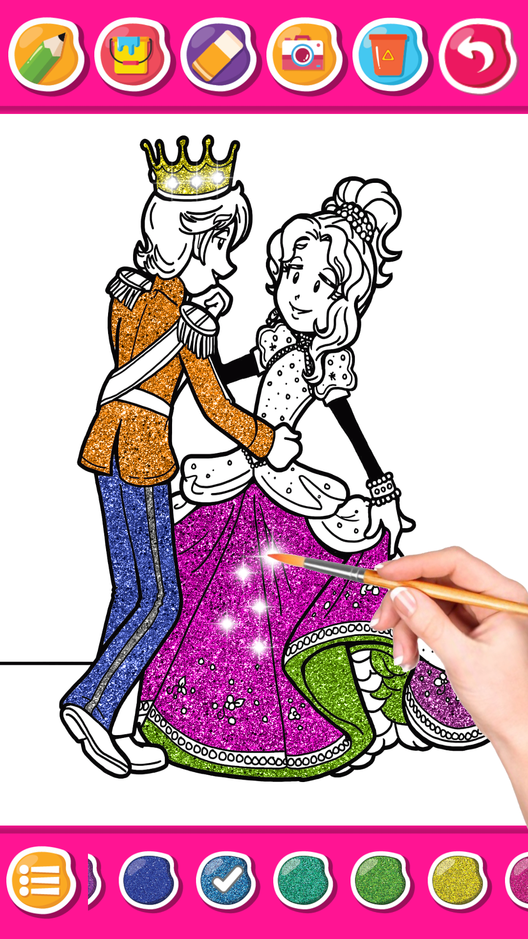 Diaries Painting Glitter Dork Coloring Book - App on Amazon Appstore