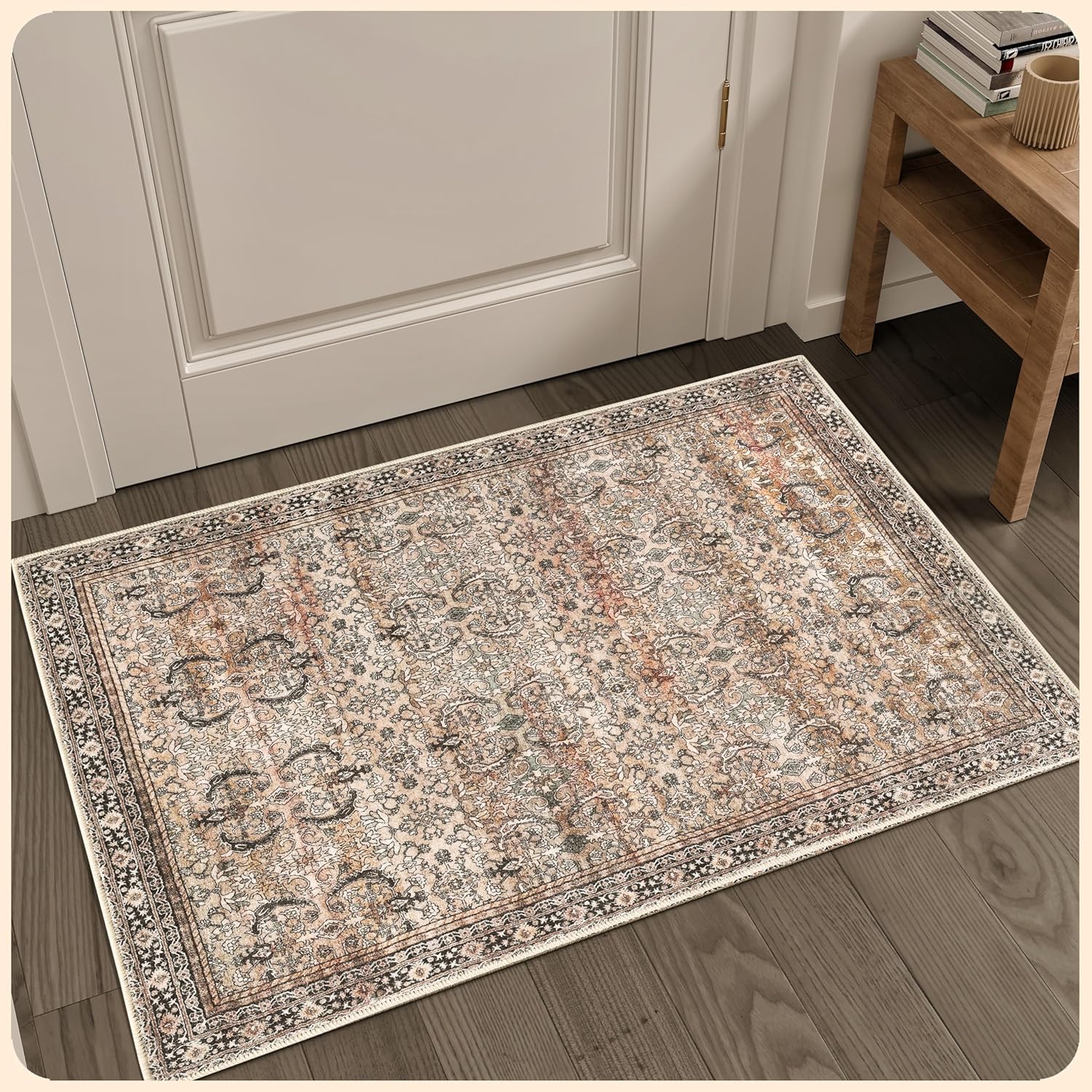 Amazon.com: Istana 2x3 Rug - Charcoal Olive Bedroom Rug - Kid & Pet ...