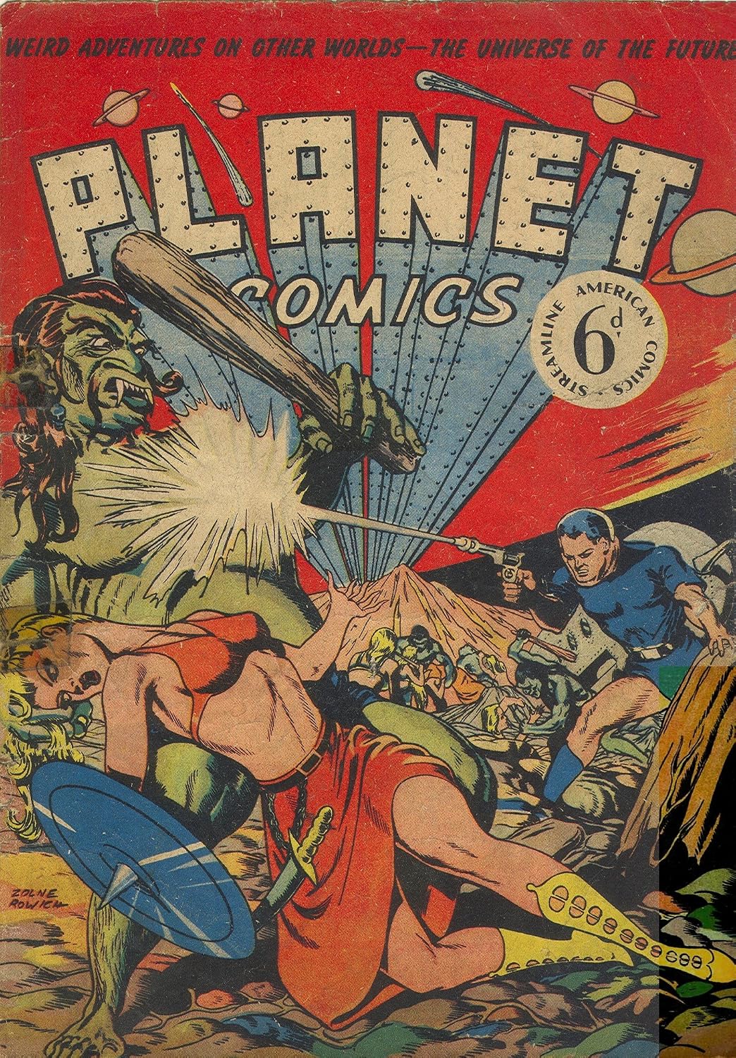 POSTER comics cover UK Australian and NZ Planet UK nn US 17 Vintage ...