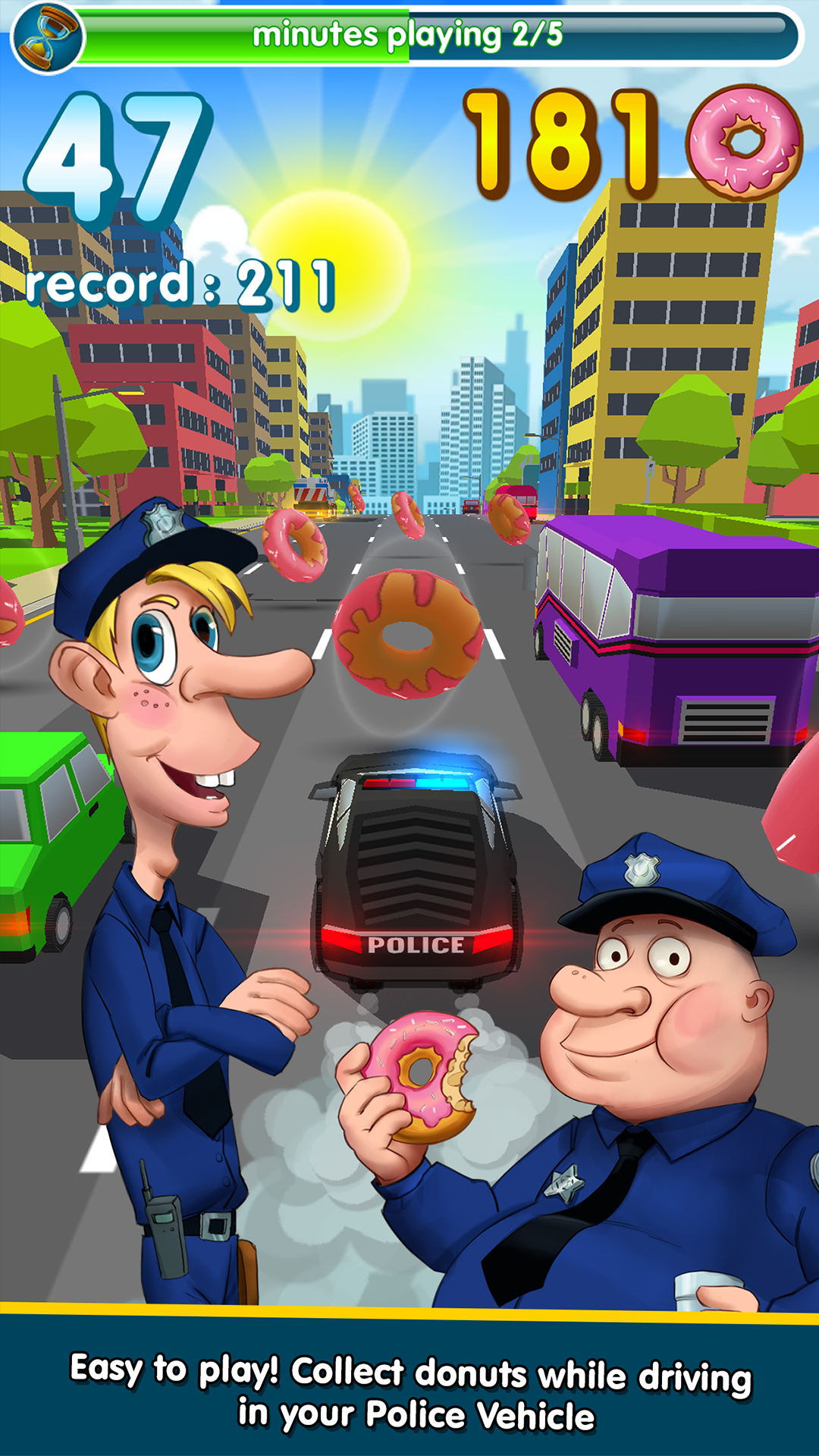 Hunger Cops: Endless Running Race for Donuts (no wifi) - App on Amazon ...