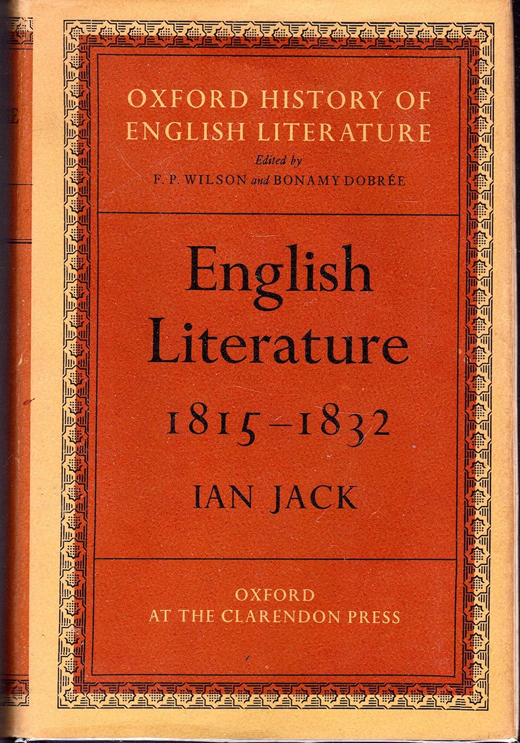 English Literature, 1815-1832 (Oxford History of English Literature ...