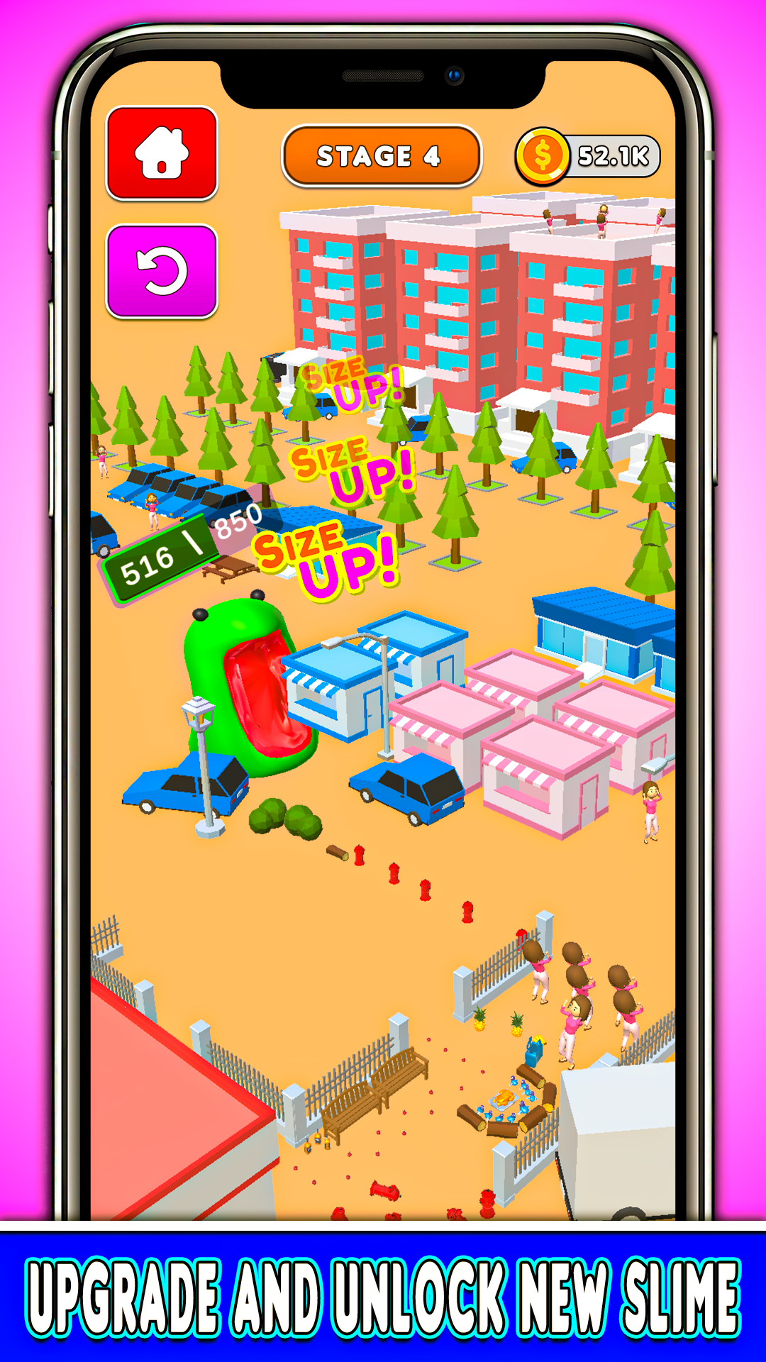 Super Slime Hoard Rush Swallow Master Hole Simulator 3D: Eat the World ...