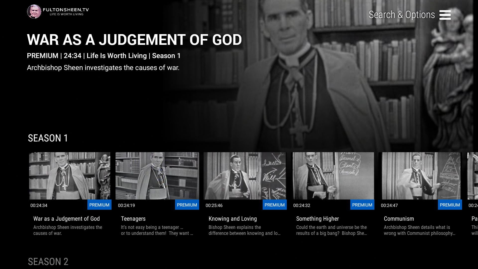 Fulton Sheen TV - App on Amazon Appstore