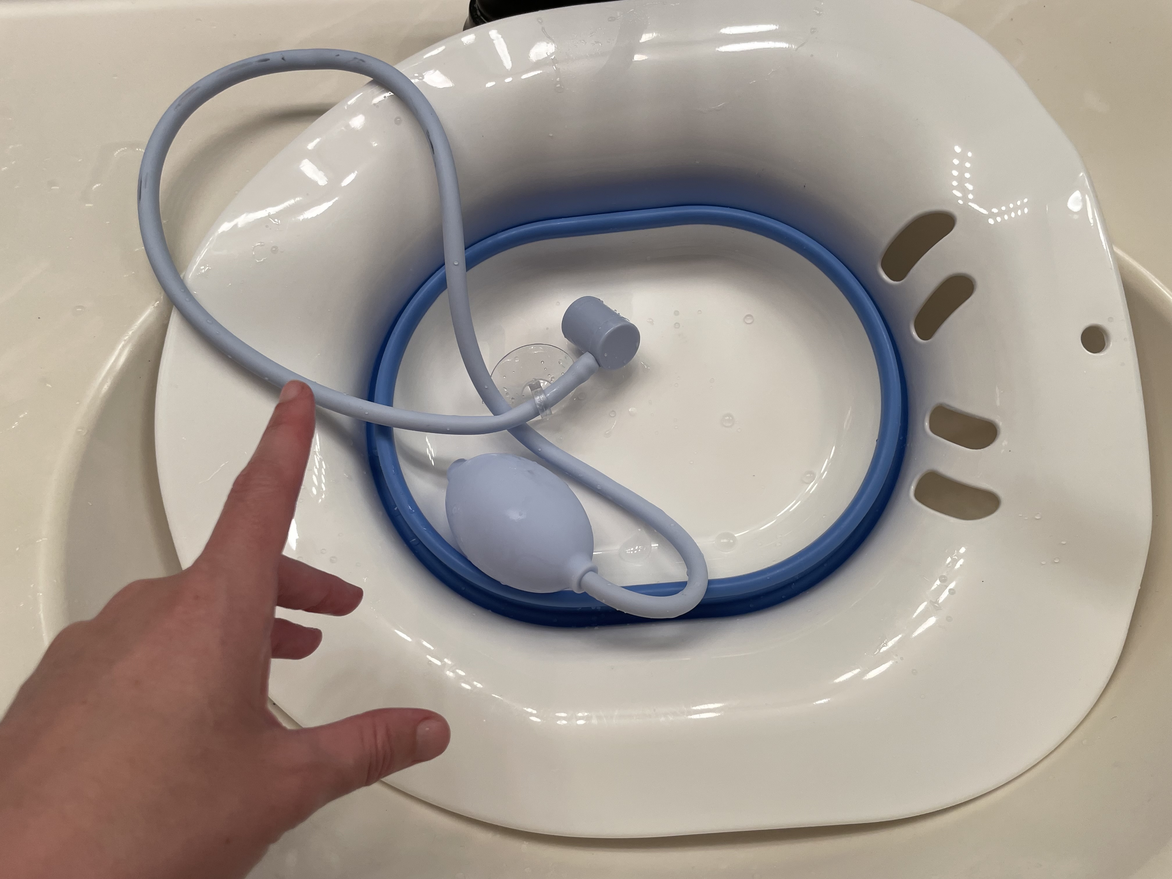 Watch WHY this sitz bath is like no other I have tried on Amazon Live