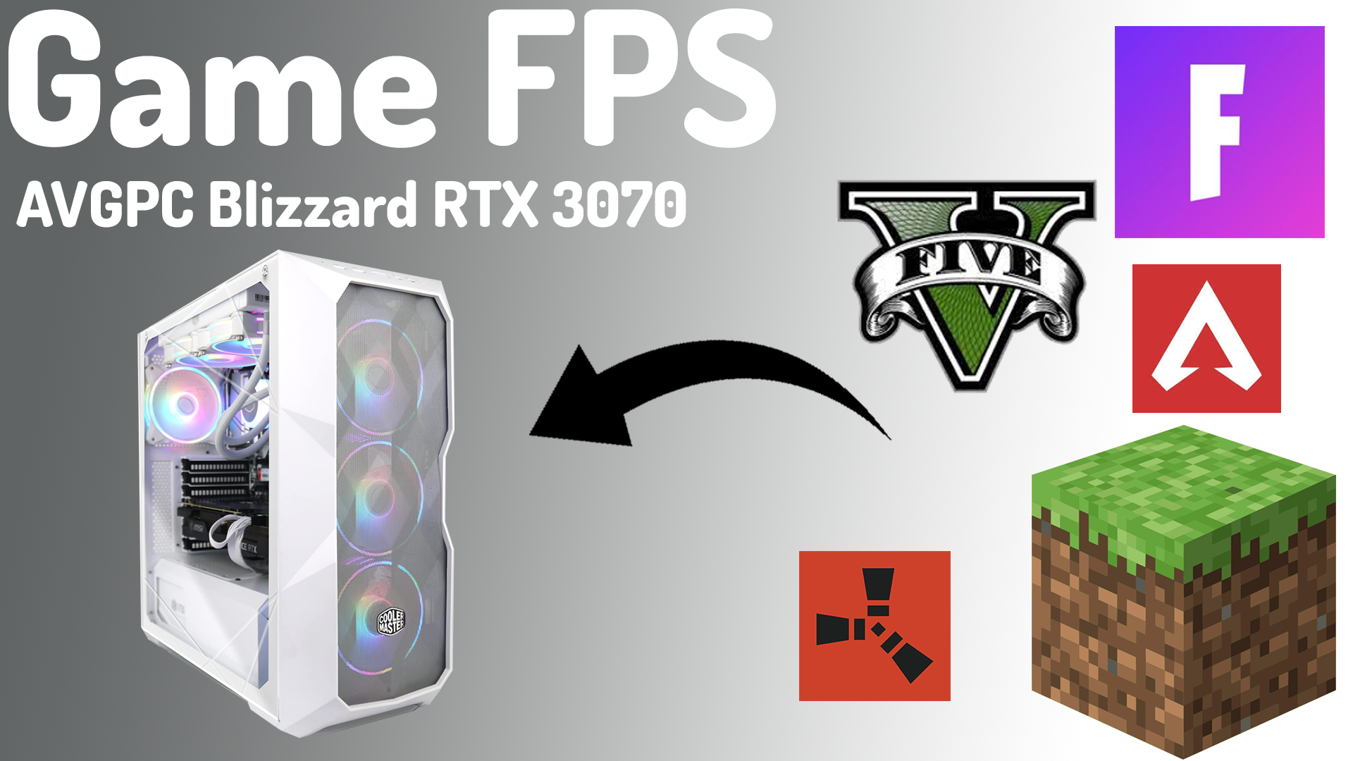Watch AVGPC Blizzard PC RTX3070 Game FPS on Amazon Live