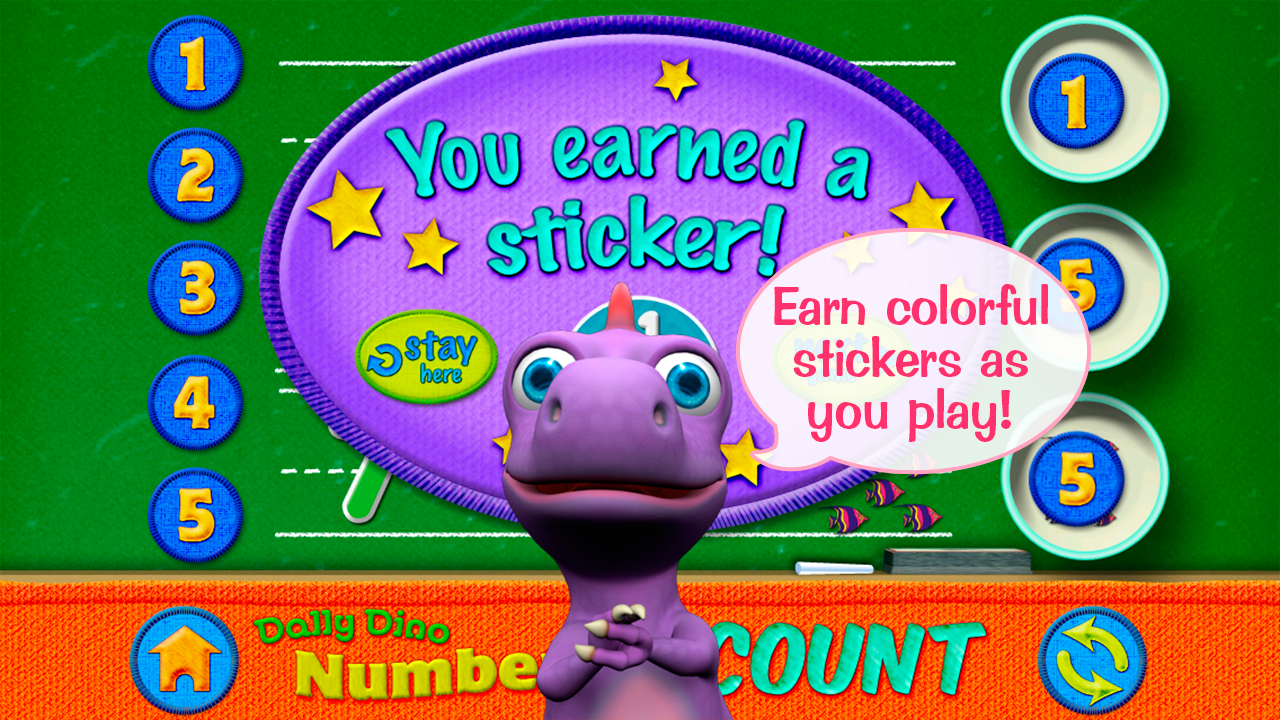 Numbers with Dally Dino HD - Preschool Kids Learn Counting with Flashcards, I Spy, Sort It ...