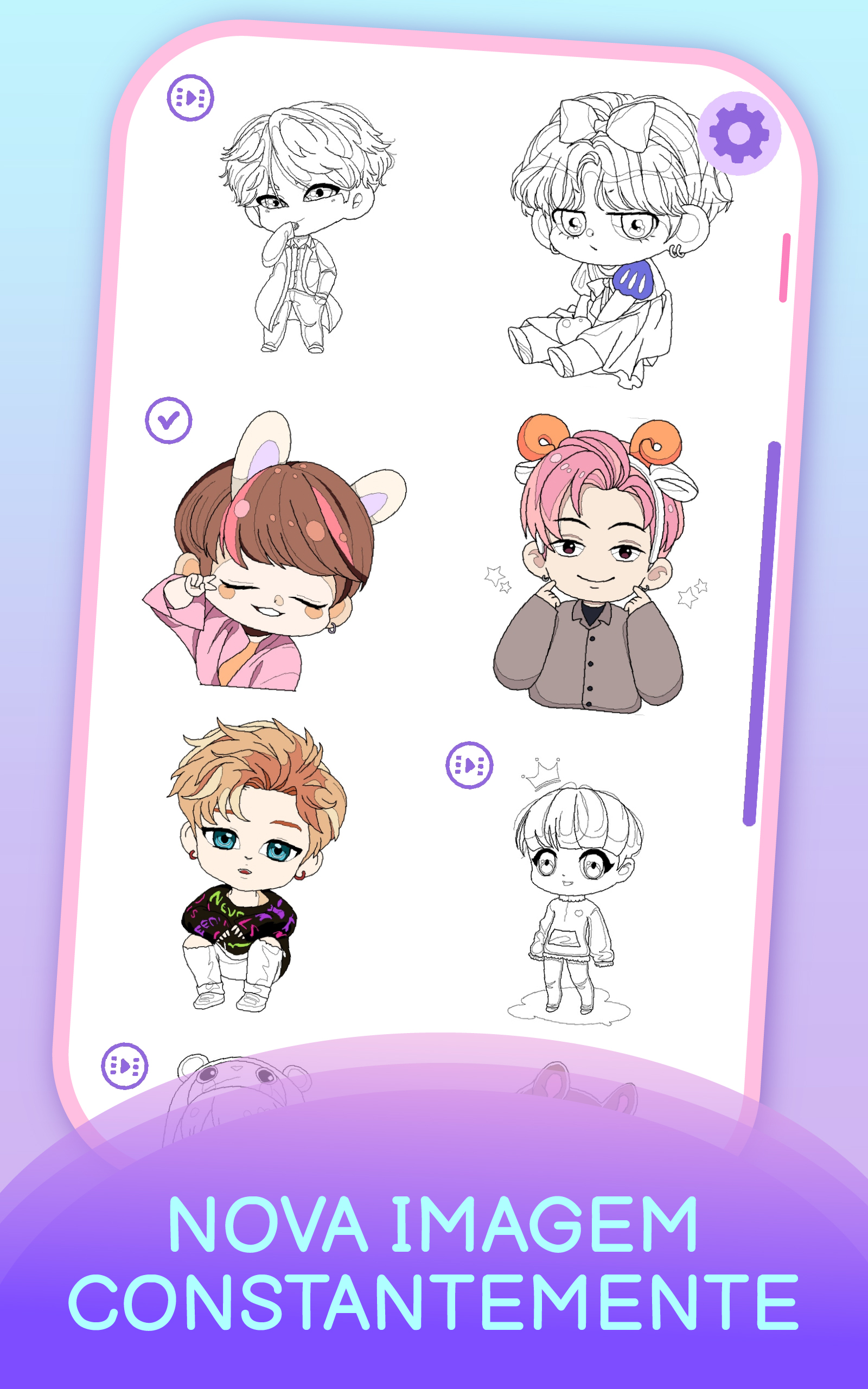 Livro de colorir K-pop por números - Aplicativo na Amazon Appstore