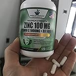 Amazon.com: American Standard Supplements Zinc 100mg, Vitamin C 1000mg, and Vitamin D3 5000 IU ...