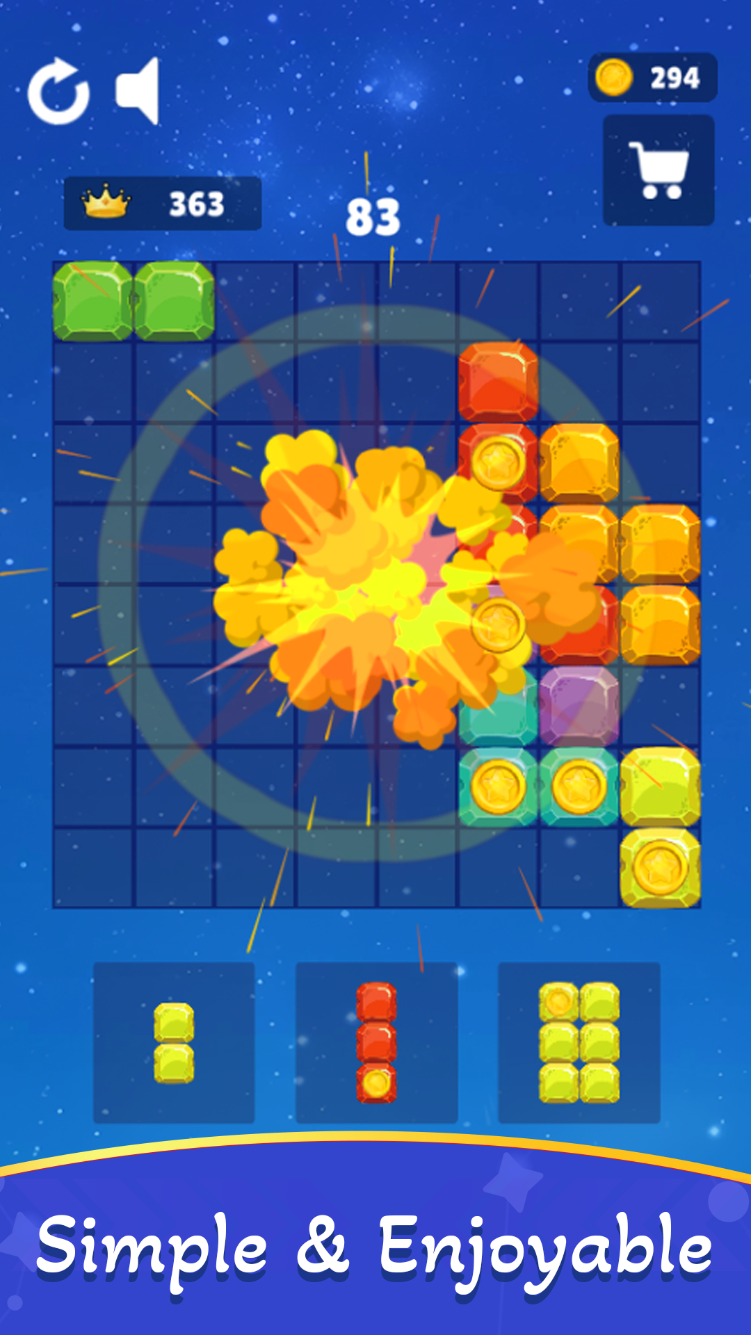 Block Puzzle Mania-Bricks Blast - App on Amazon Appstore