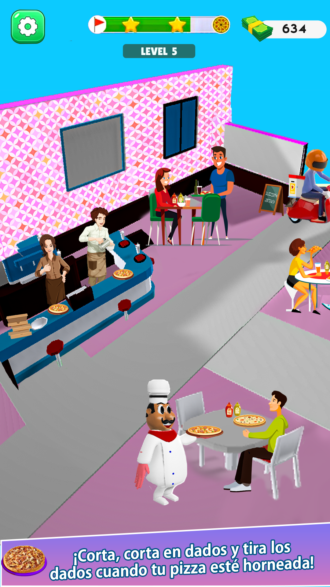 Aplicación I want pizza stack runner 3d - Kids cooking game (Spicy ...