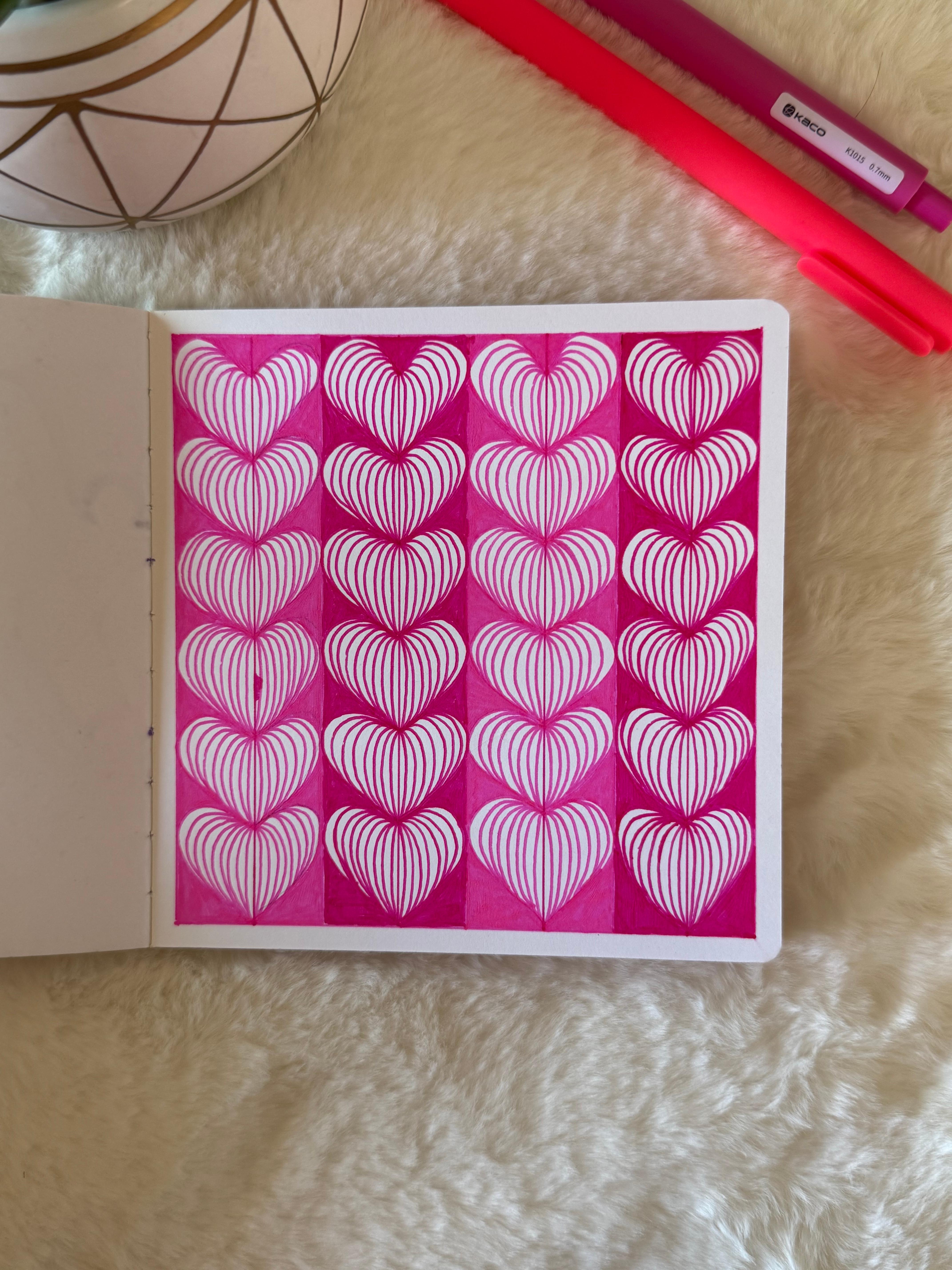Watch One Color Challenge - Pink doodle on Amazon Live