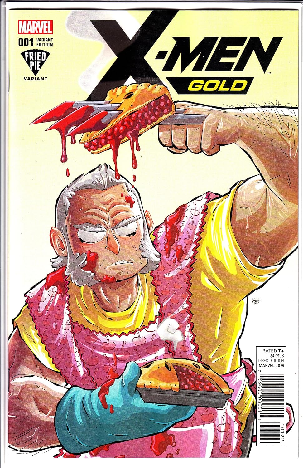 X-MEN GOLD #1 FRIED PIE VARIANT WOLVERINE OLD MAN LOGAN MARVEL COMICS ...