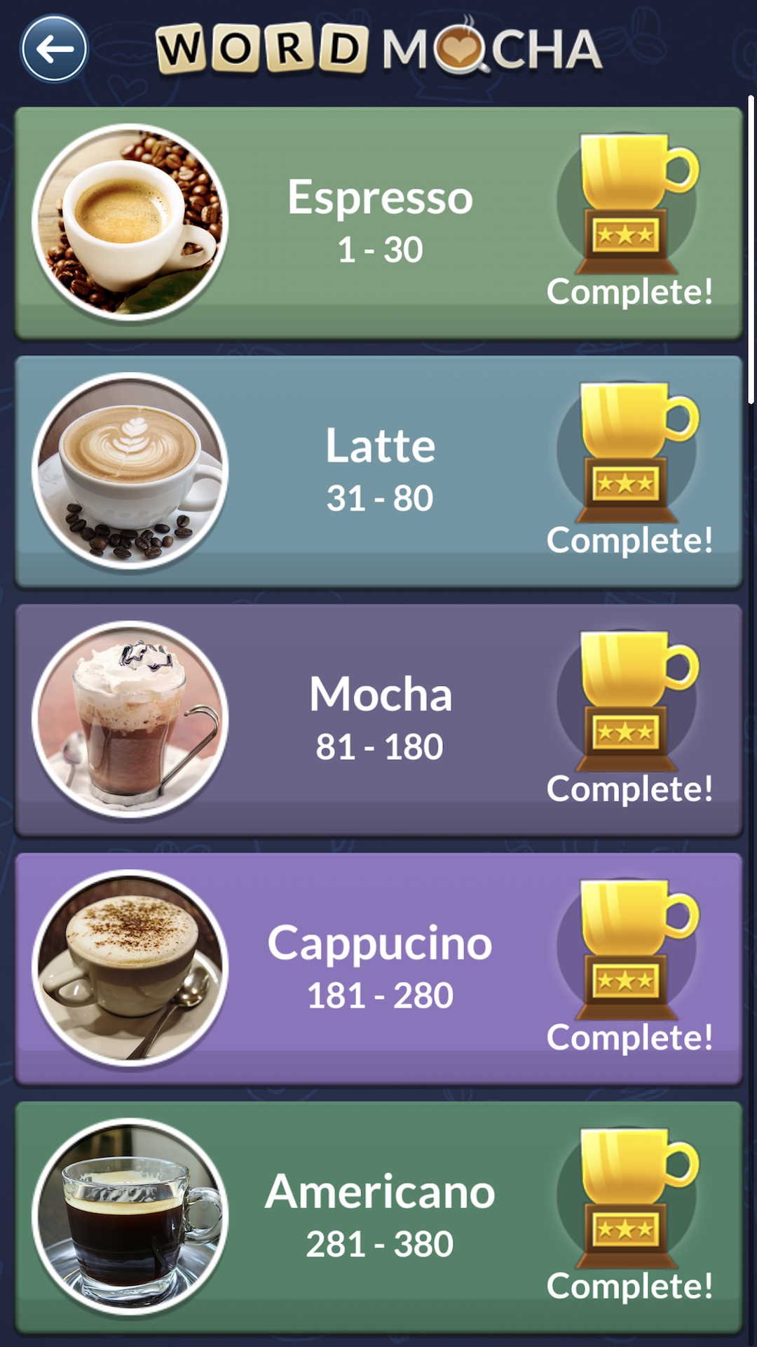 Word Mocha - App on Amazon Appstore