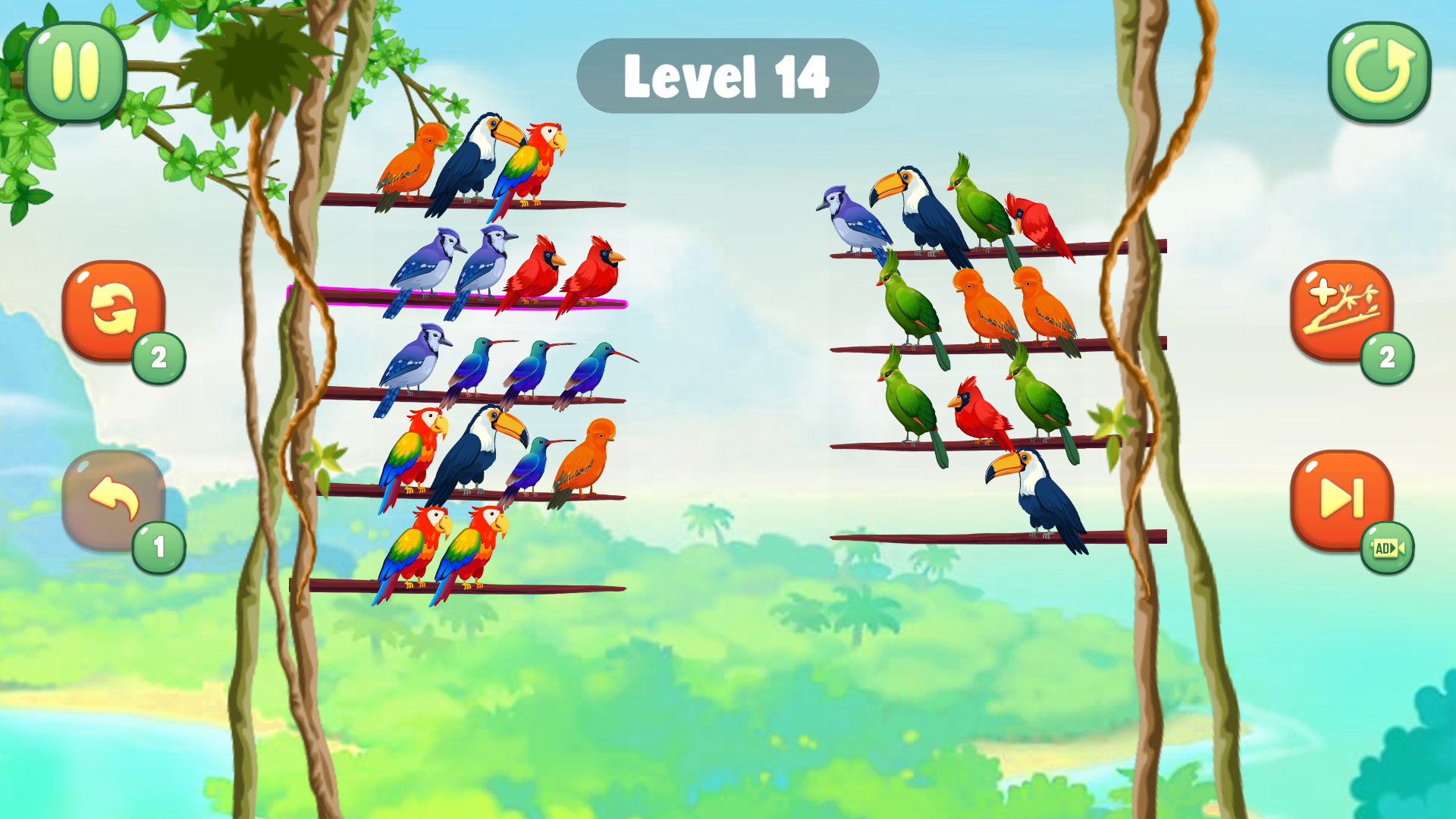 Bird Sortpuz: Brain & Puzzle Games, Fun and Relaxing Sortpuz Birds ...