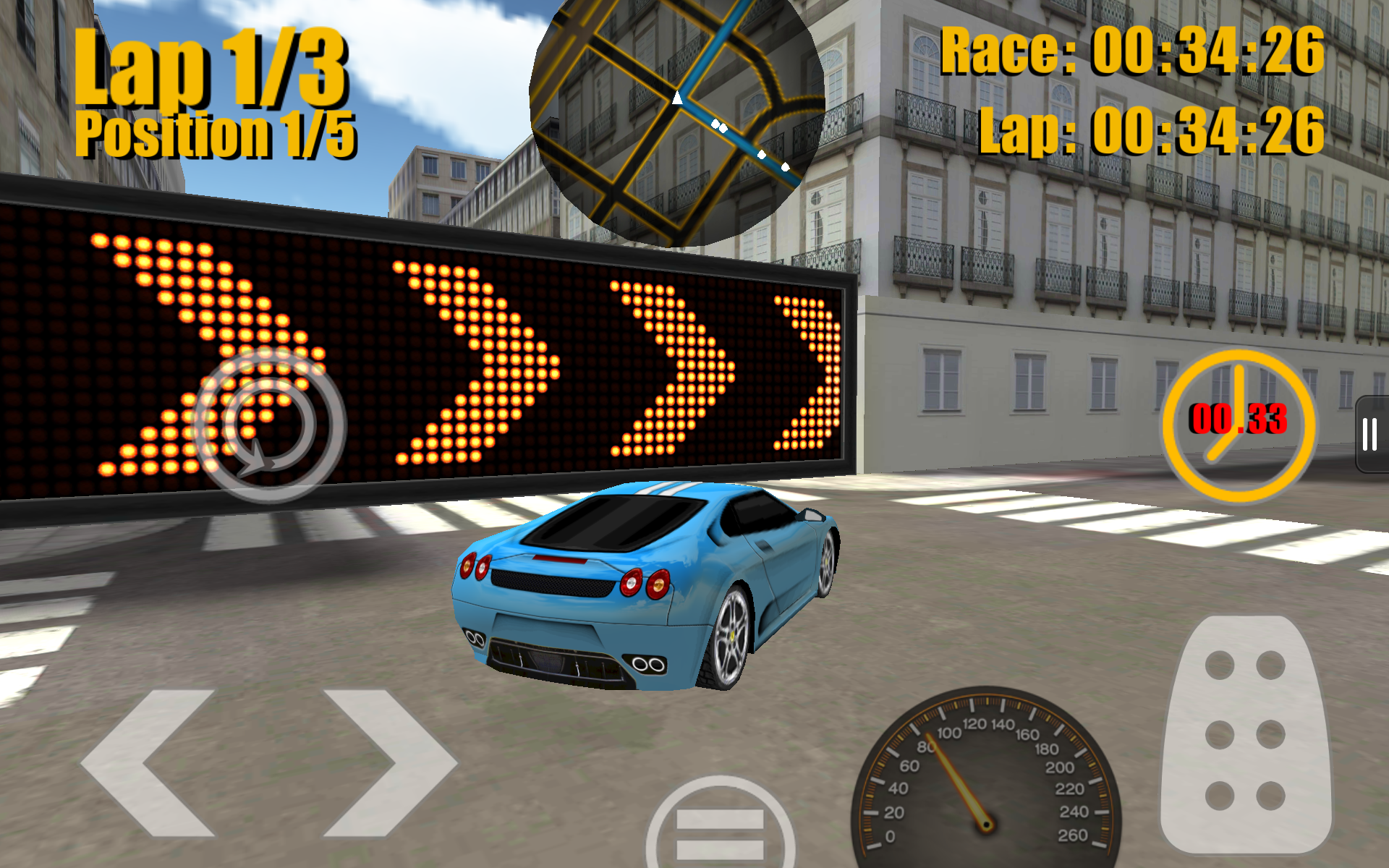 Aplicación 3D Street Racing en Amazon Appstore