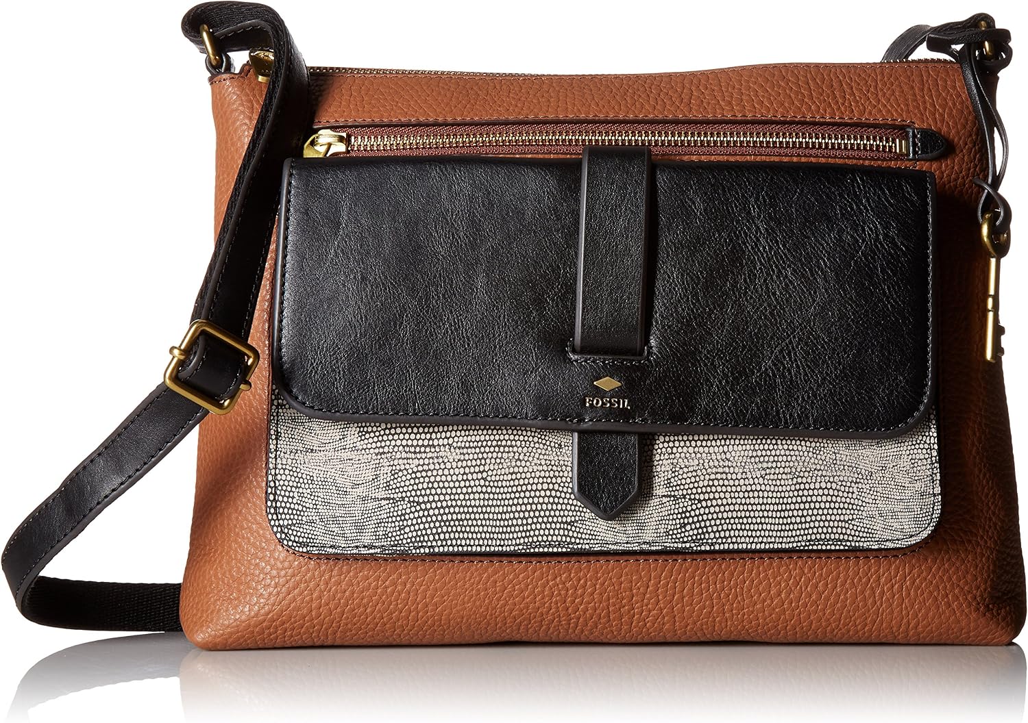 Fossil Kinley Crossbody Neutral Multi Cross Body: Handbags: Amazon.com