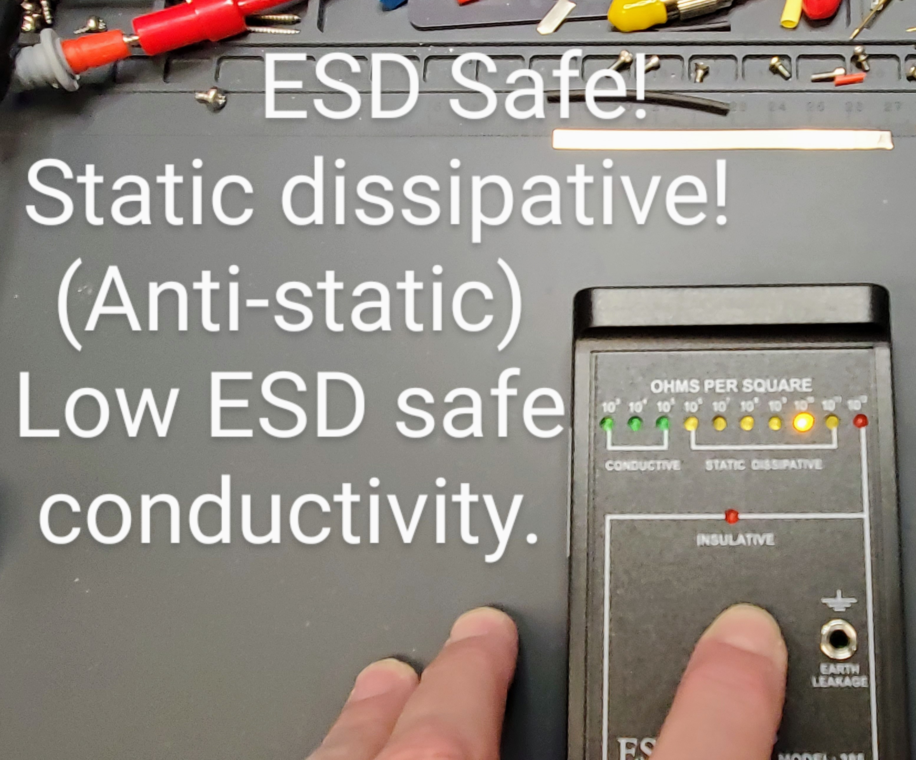 Silicone heat resistant mats vs ESD safety - Page 1