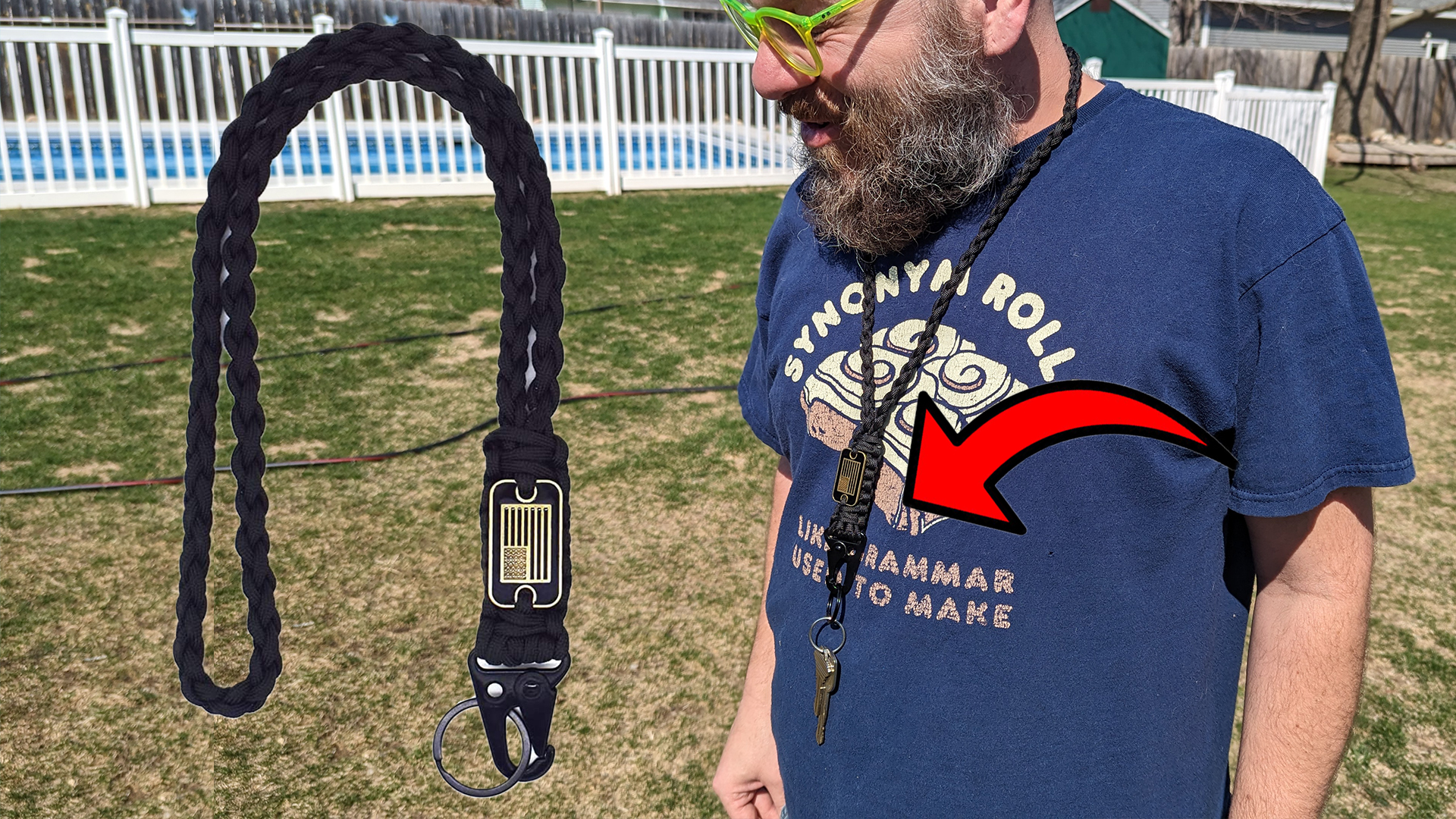 Watch Keep Track of Your Keys with THIS Heavy Duty Lanyard! on Amazon Live