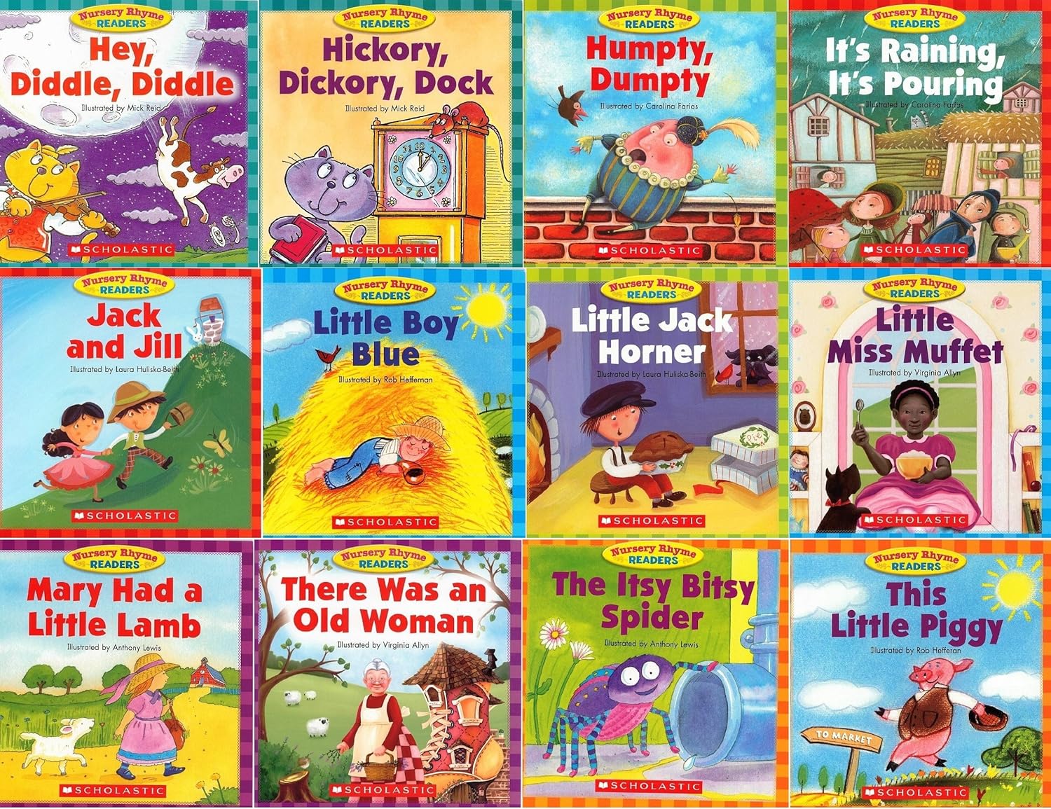 Nursery Rhyme Readers Pack: A Collection of 12 Classic Books That ...
