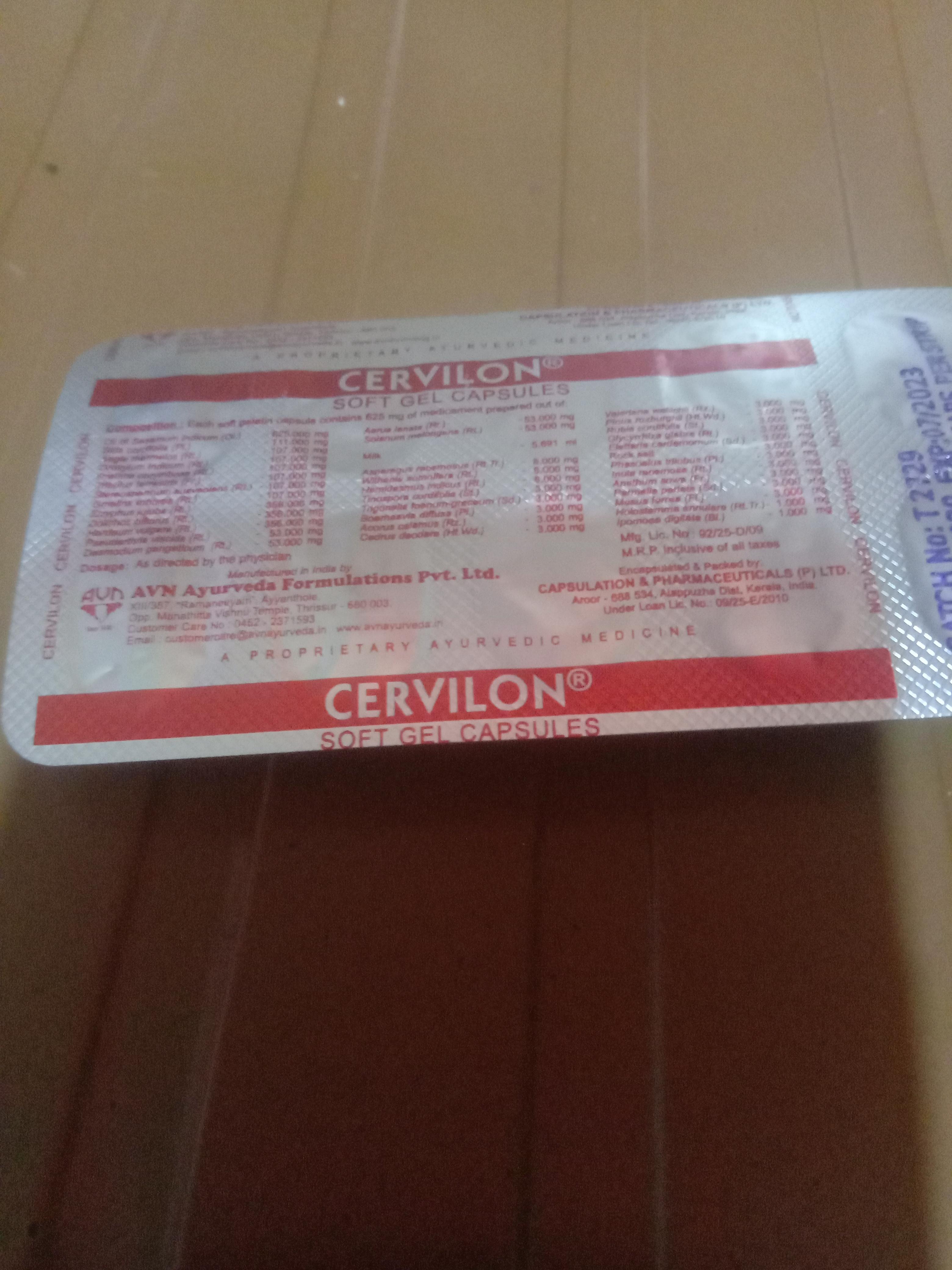 AVN Cervilon Soft Gel Capsules (Pack of 1) (90 Capsules) : Amazon.in ...