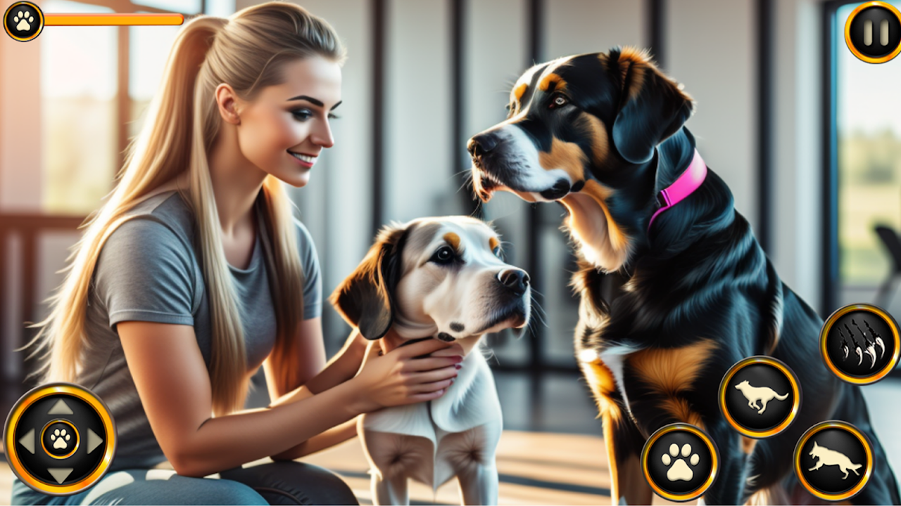 Dog Pet Simulator Game – Virtual Cute Puppy Pet Hotel Talking Dog life ...