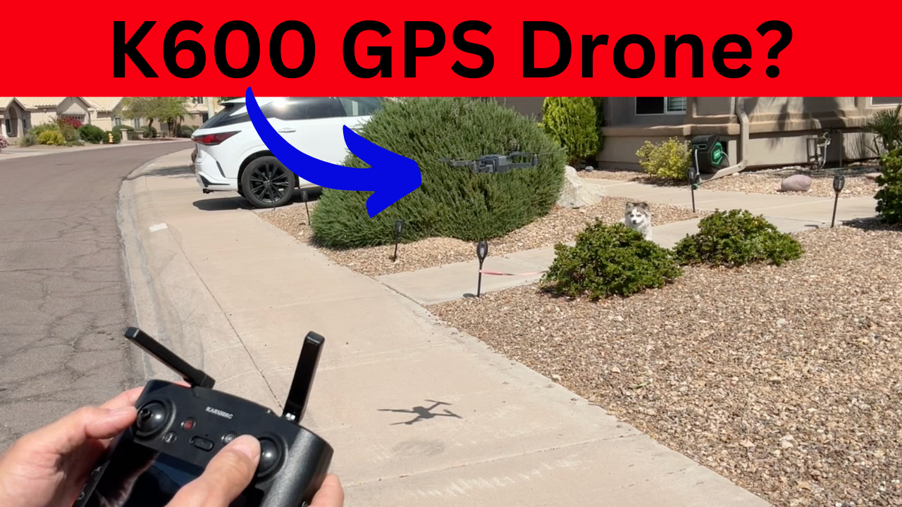 Watch Honest Review of the K600 GPS Drone with Camera Adult on Amazon Live