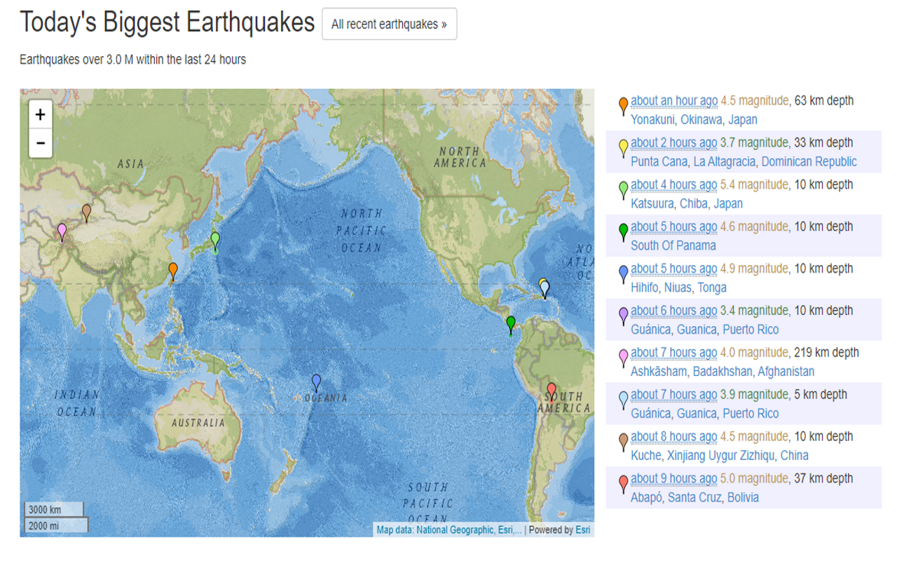 Earthquakes Map - App on Amazon Appstore