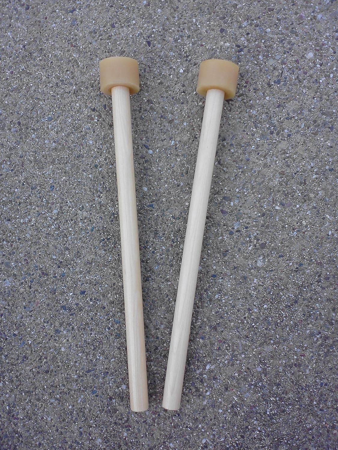 Amazon.com: KaKesa Steel Drum Pan Mallets Sticks Wood Econo - Guitar ...