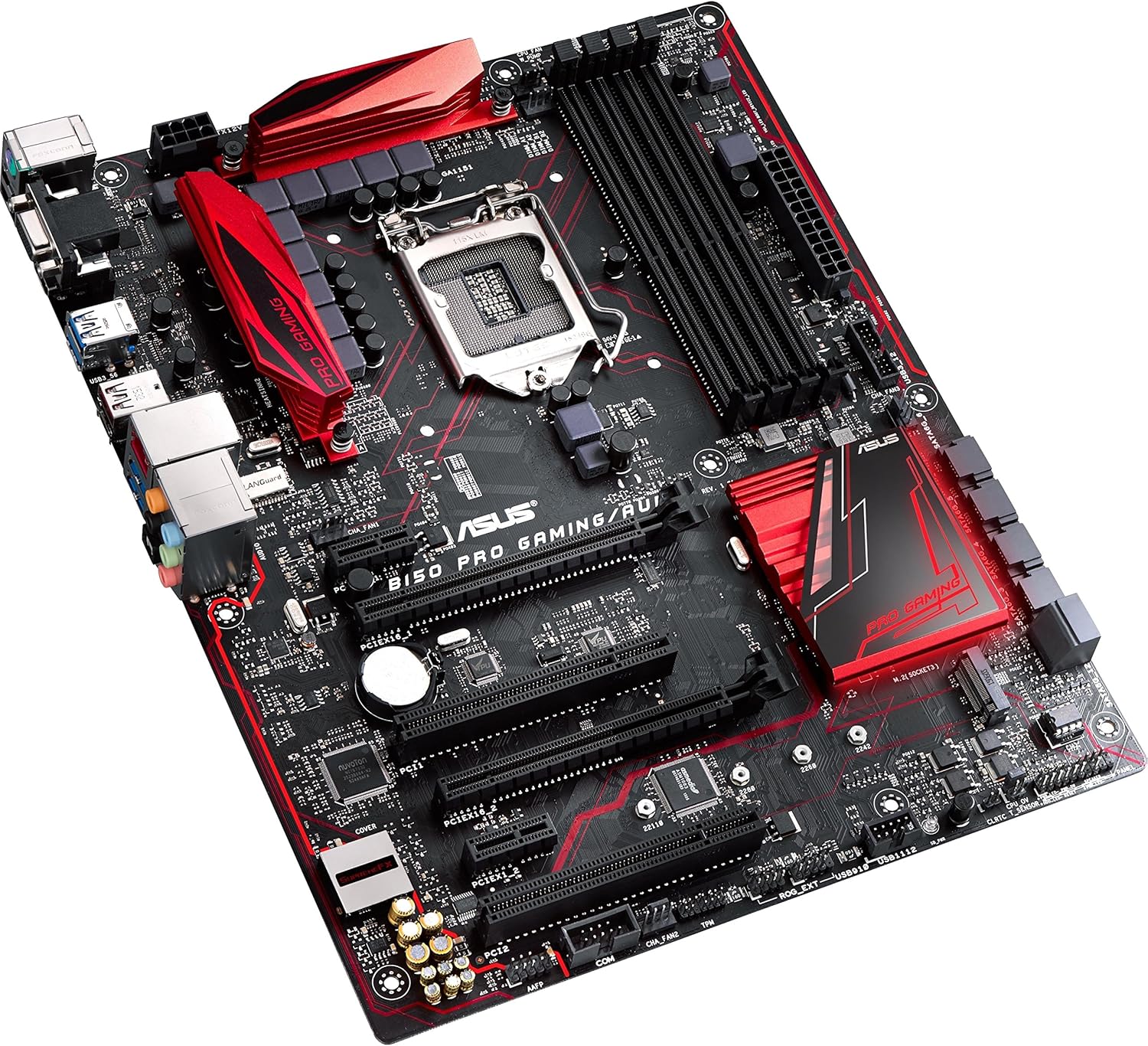 Amazon.com: Asus B150 PRO Gaming/Aura Desktop Motherboard - Intel B150 ...