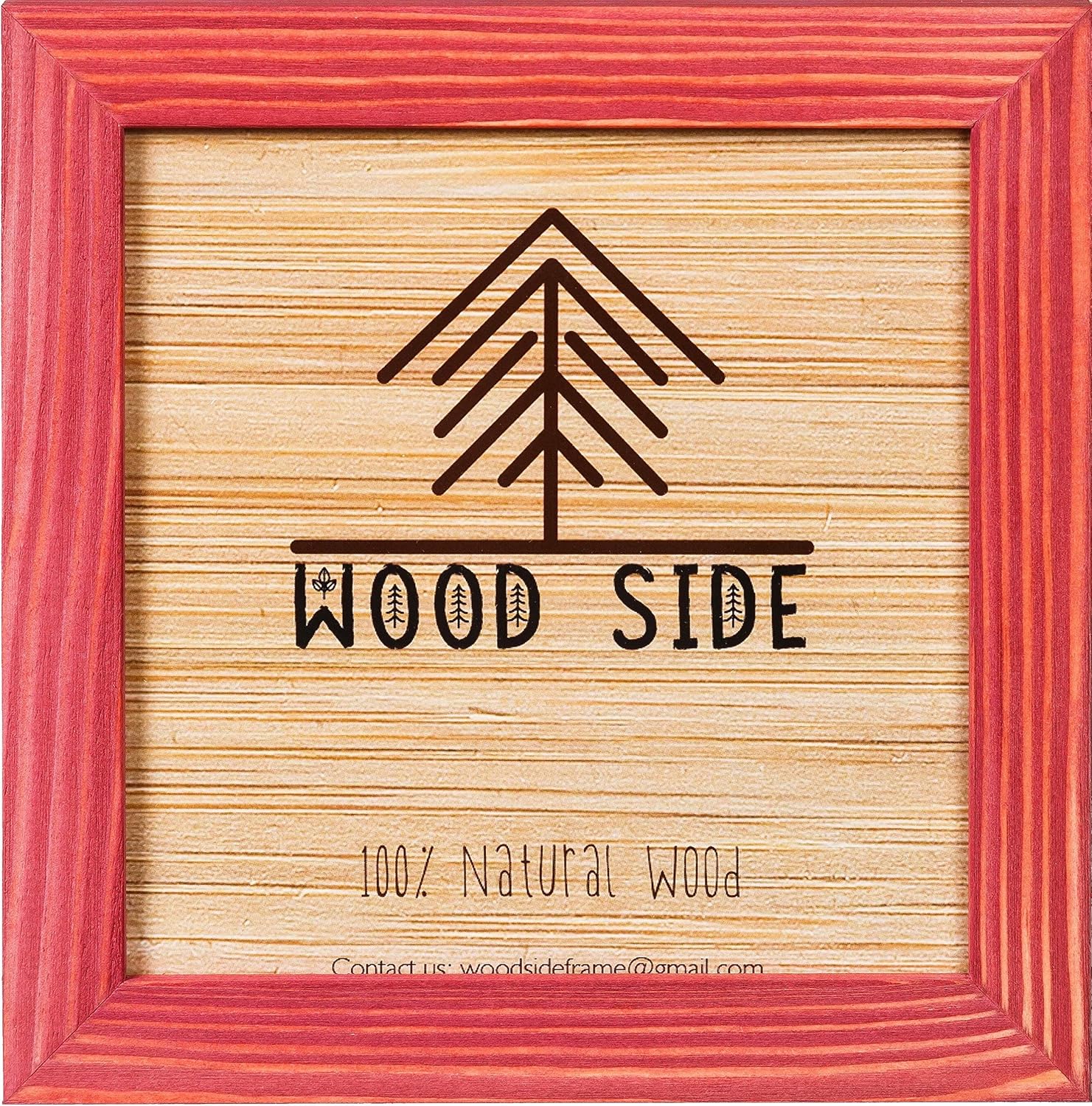 Amazon.com - Rustic Wooden Square Picture Frame 12x12 - Natural Eco ...