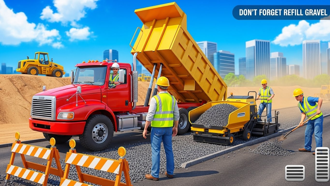 Highway Road Construction Simulator - Heavy Machines & City Projects ...