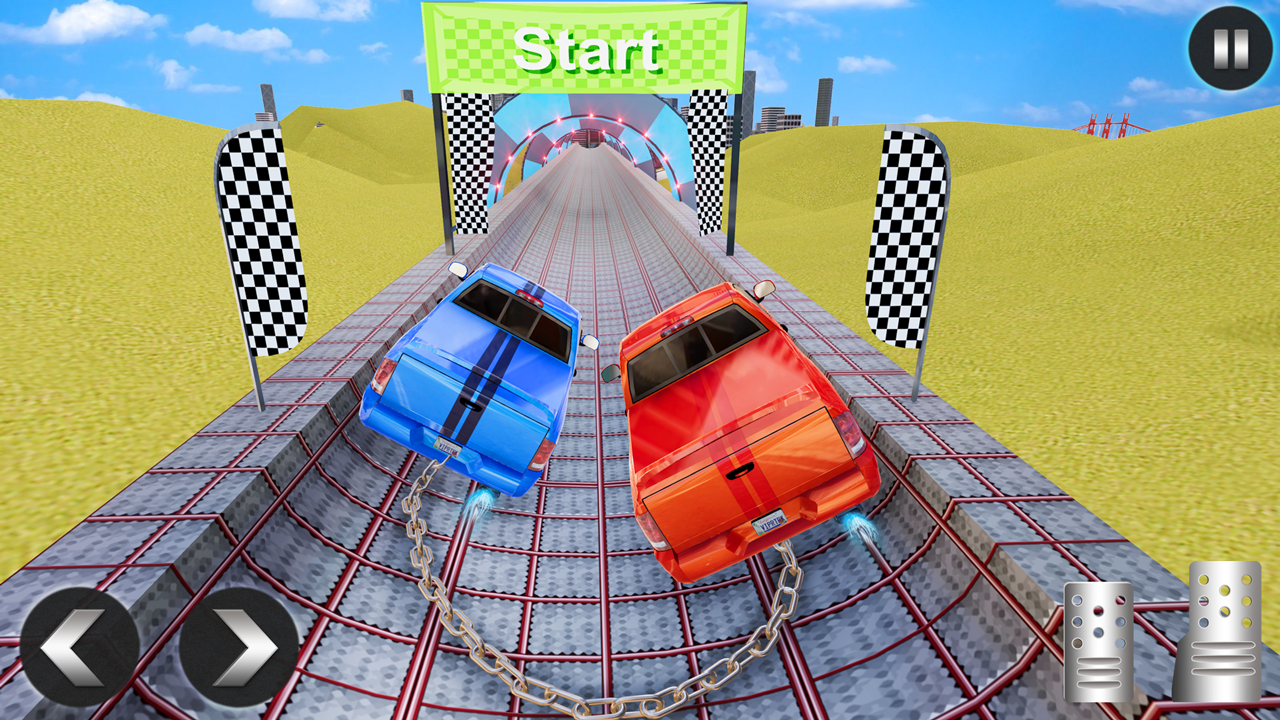 Chained Car Auto Racing Tracks: Drift Car Driving Stunt Game - App on ...