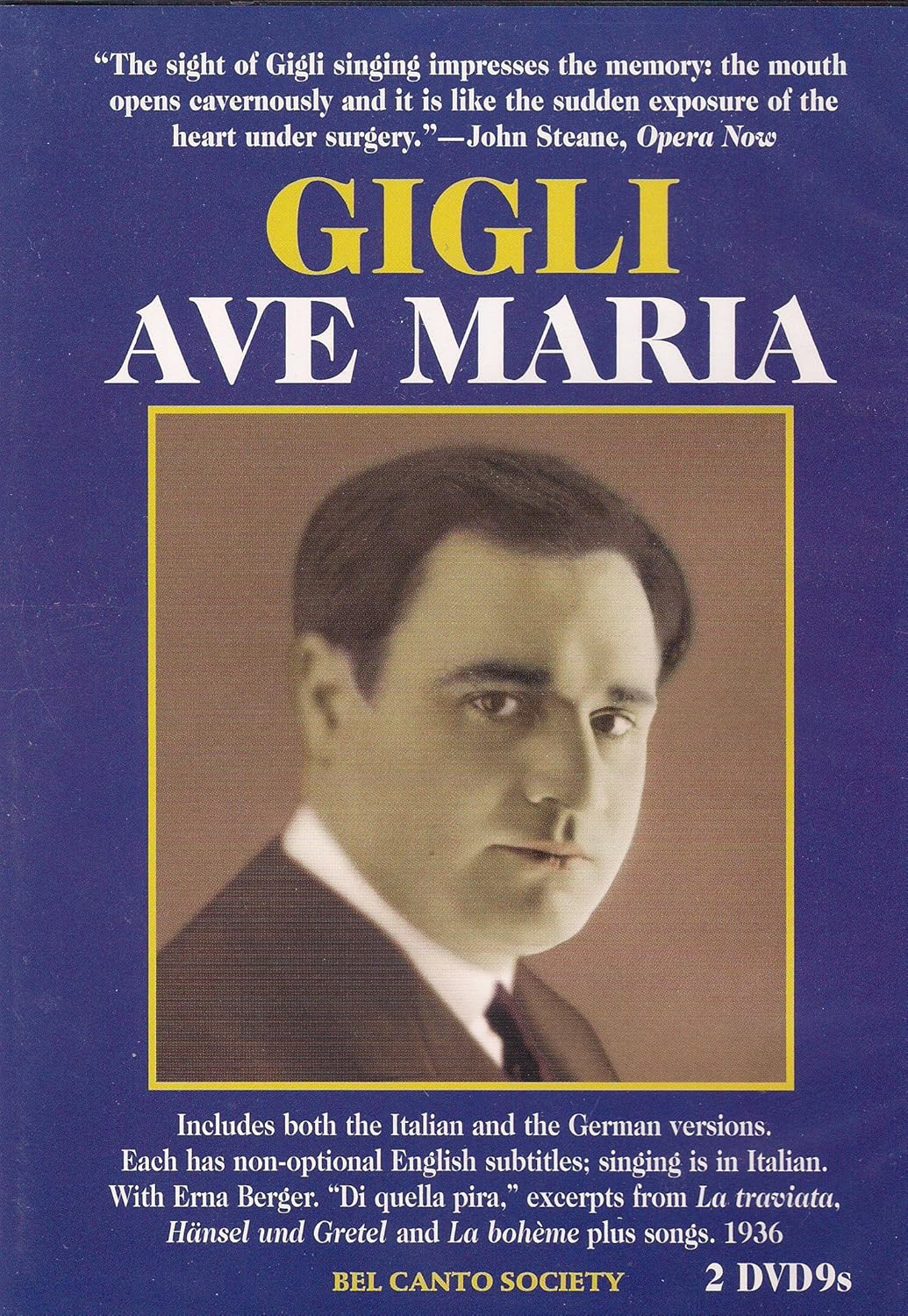 Amazon.co.jp: Ave Maria [DVD] : Gigli, Beniamino: DVD