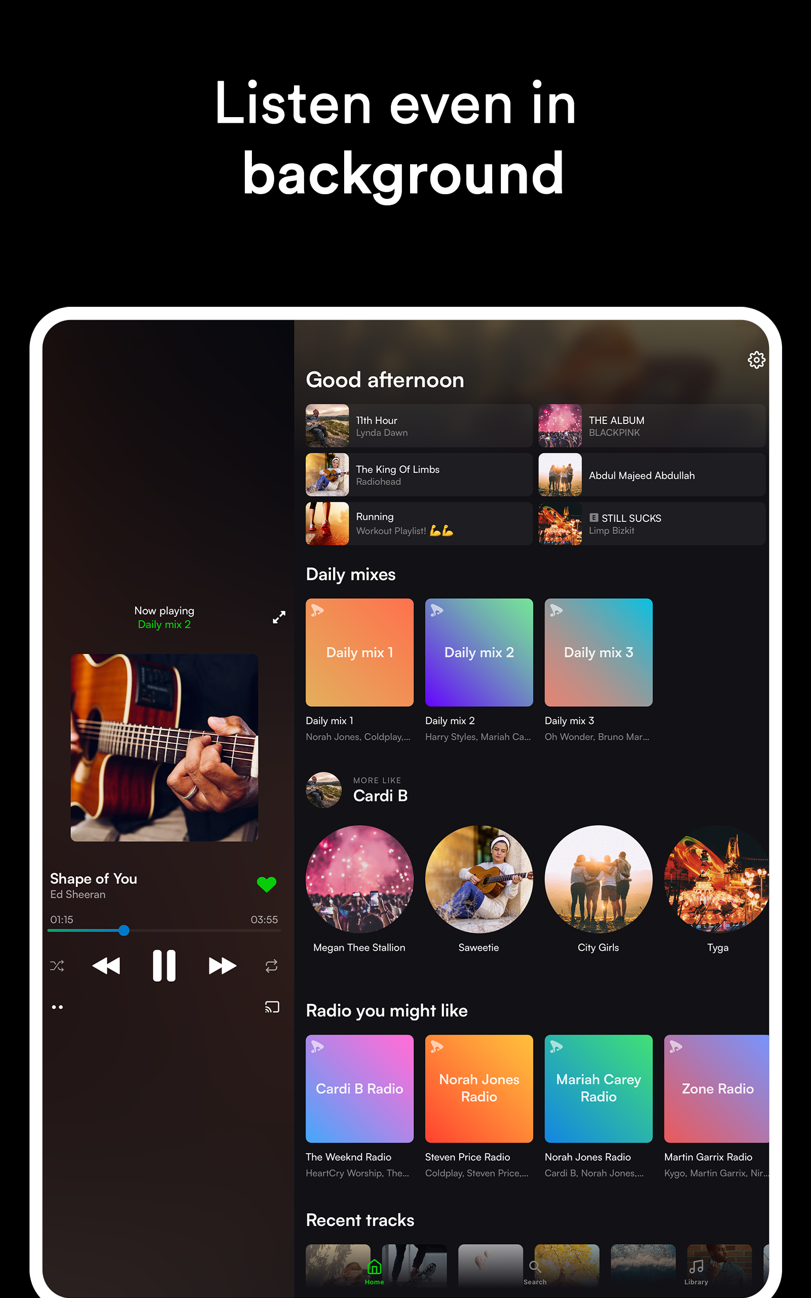 eSound: MP3 Music Player App - Aplicativo na Amazon Appstore