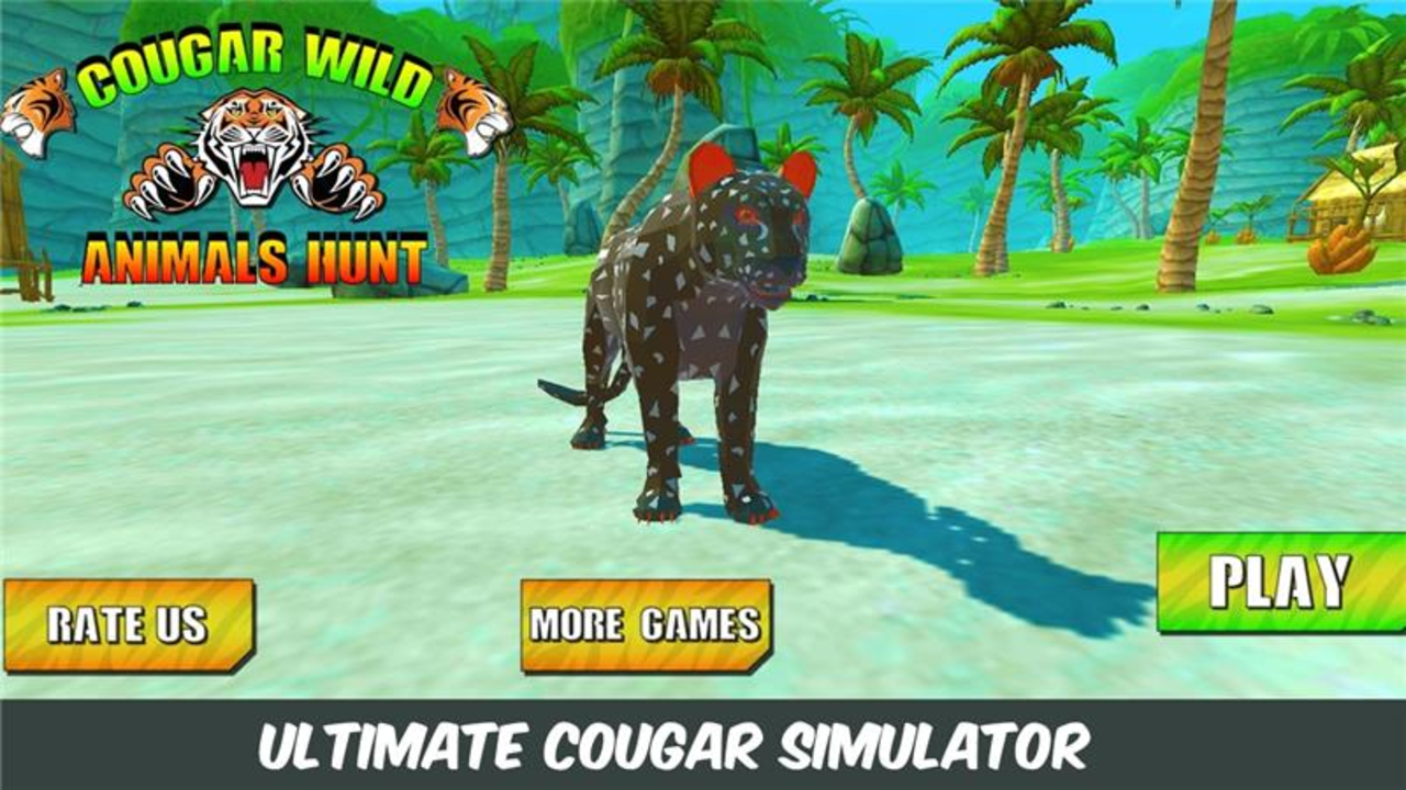Cougar Simulator 3D 2026 - Big Cat Wild Animal Games For TV - Tablets ...