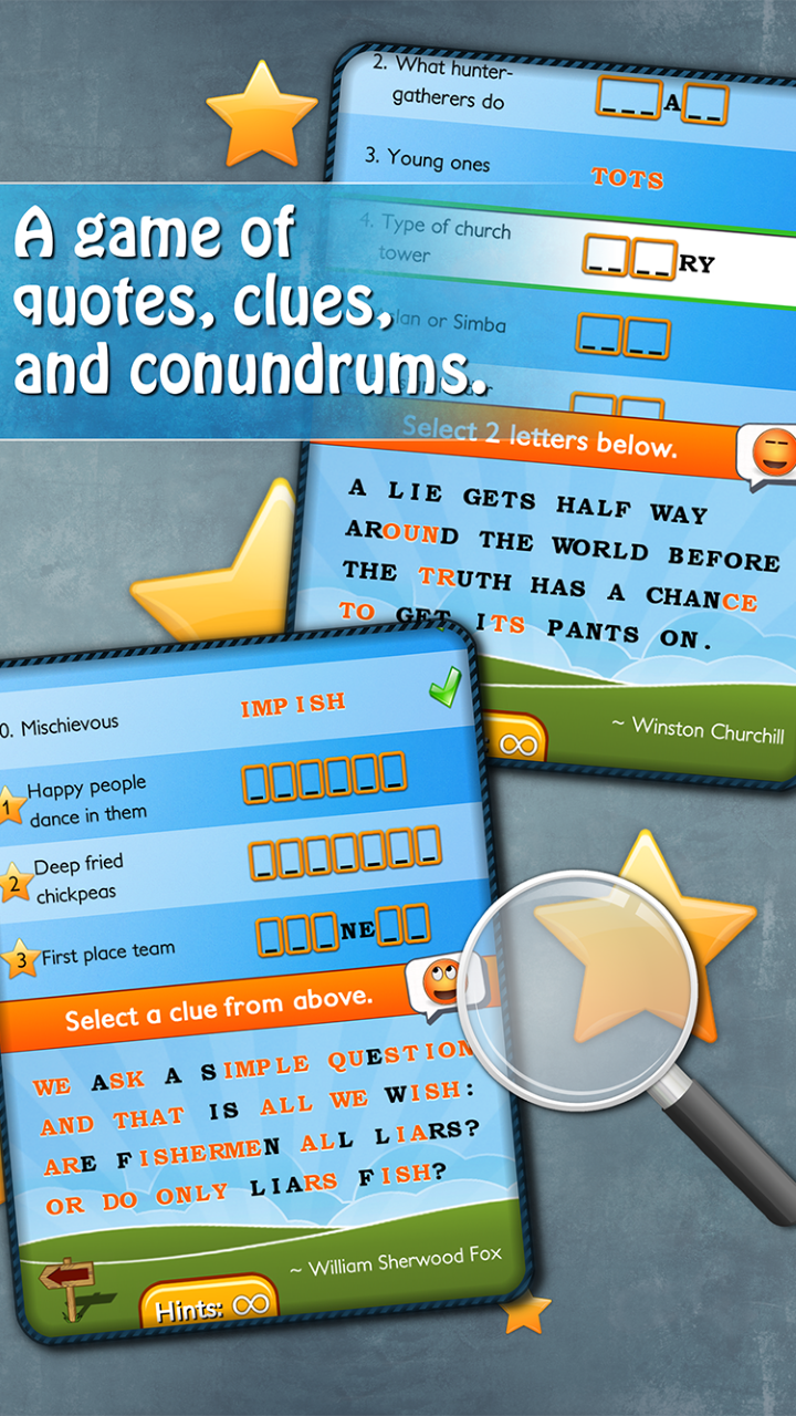 Quote Unquote: Crossword puzzles meet famous quotations! - App on ...