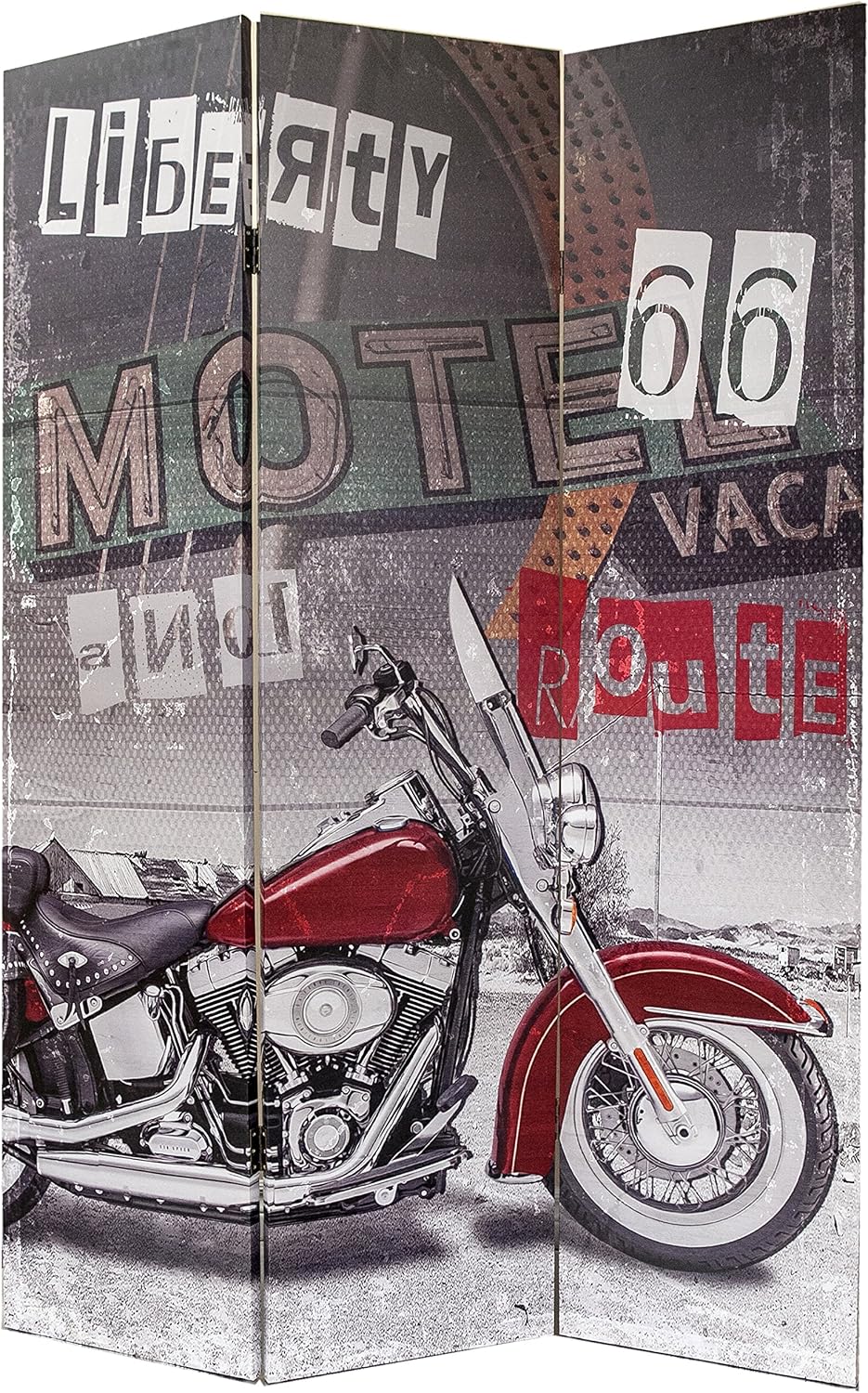 Amazon.com: ih casa décor Motorcycle Room Divider, Multicolor : Home ...