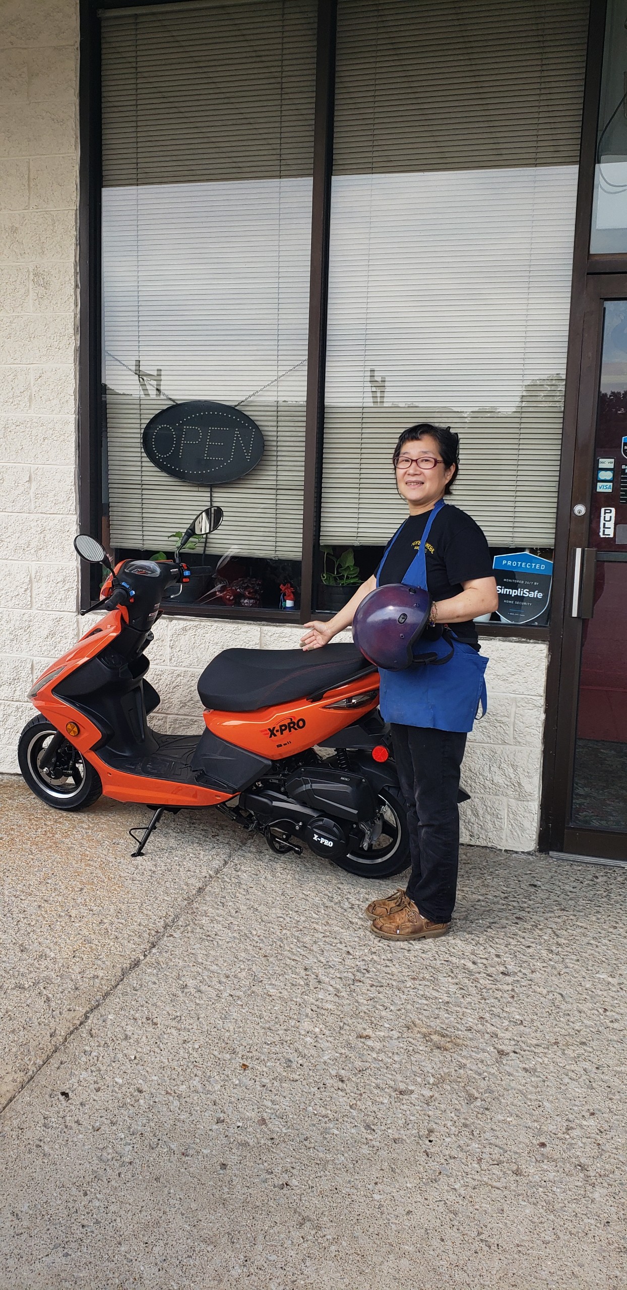 $42/mo - Finance X-PRO Bali Moped Scooter Street Scooter Gas Moped ...