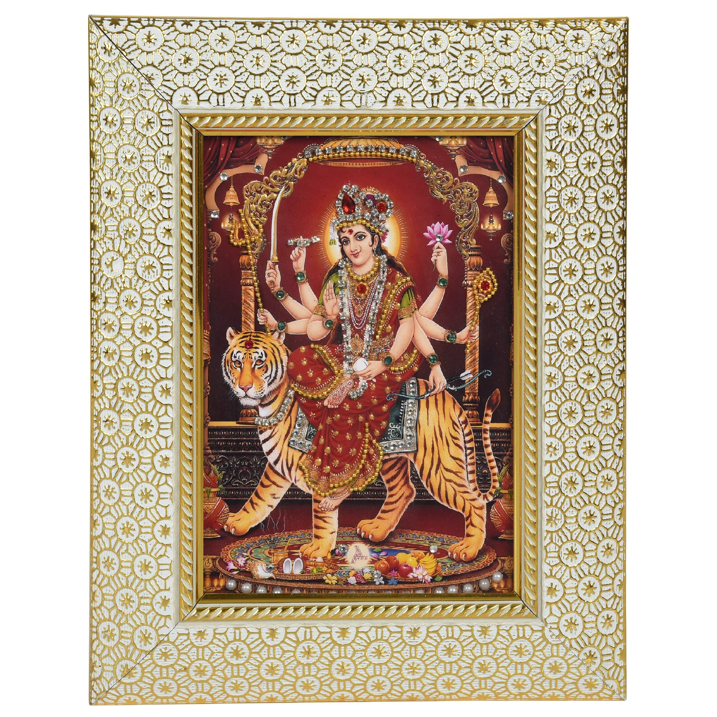 Goddess Durga On Tiger Durga Devi NavDurga / Ma Ambe / Sherawali Ma