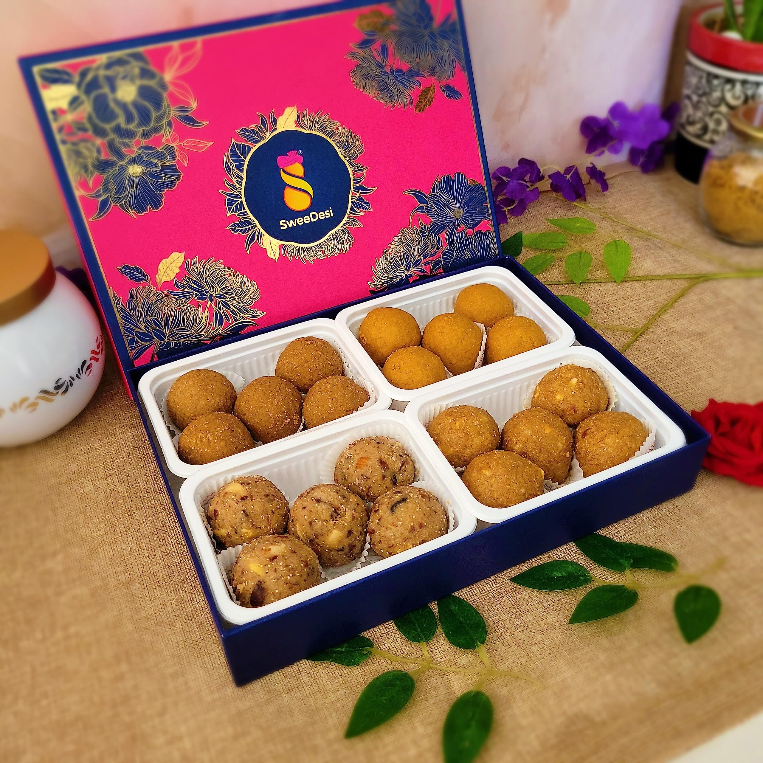 Sweedesi Laddu Flavours Of India Desi Ghee Laddu Pack Healthy ...