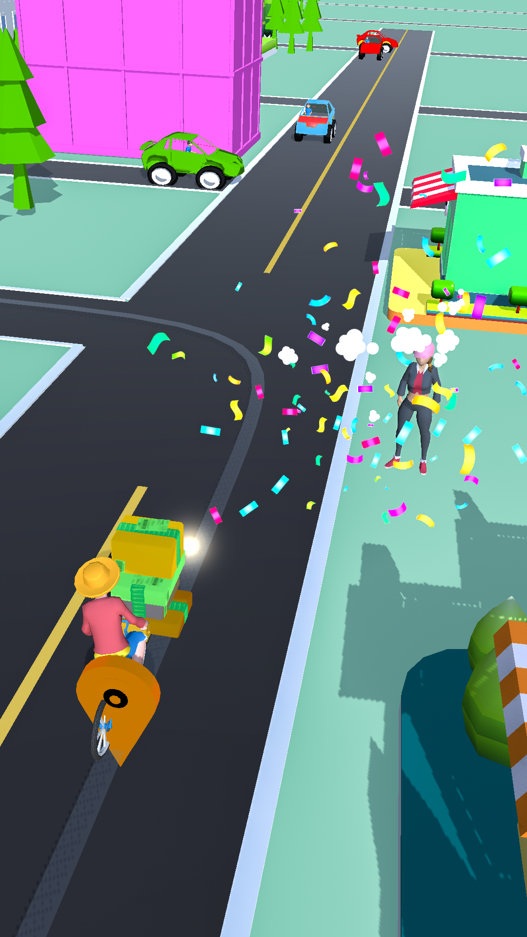 Paper Delivery Boy Bike Rush: Paper Boy Traffic Run Race Paper Toss ...