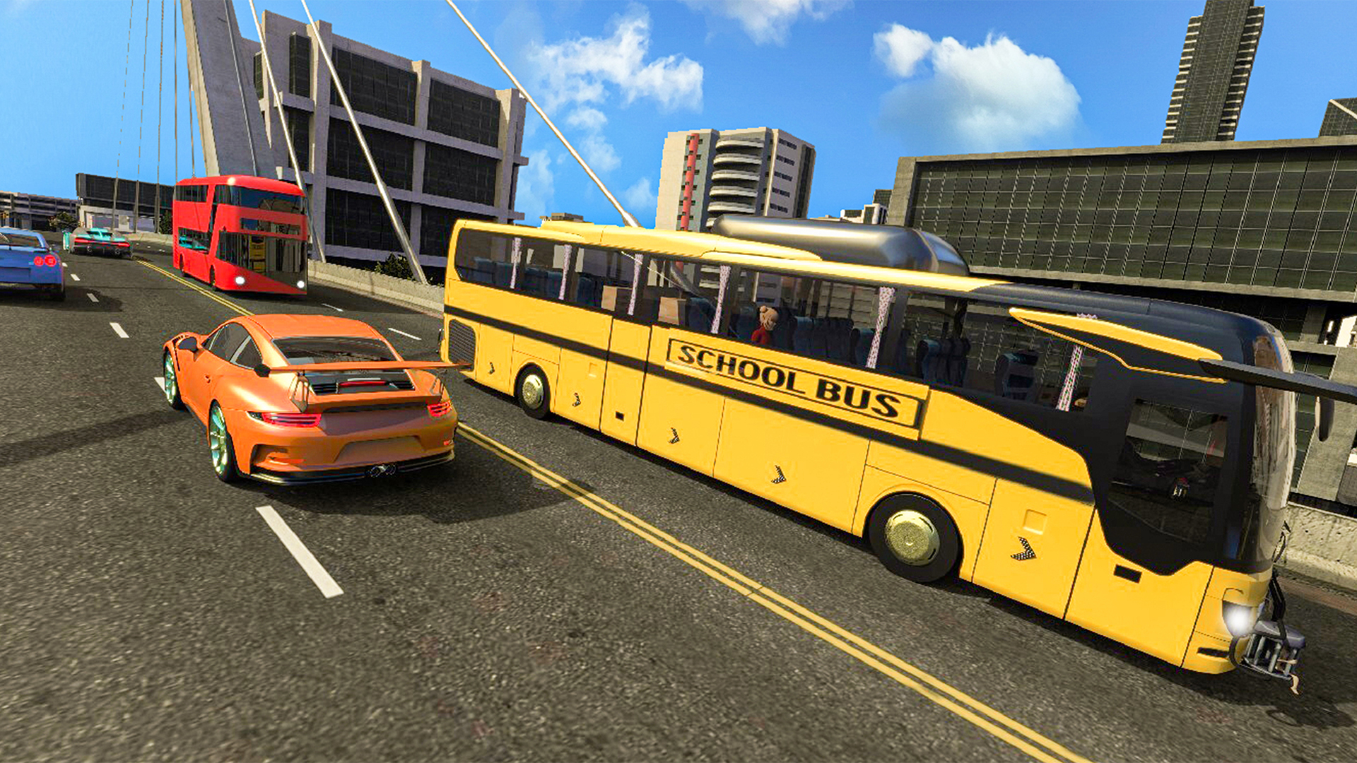 Modern School Bus Driving Games : Ultimate school bus Coach simulator ...