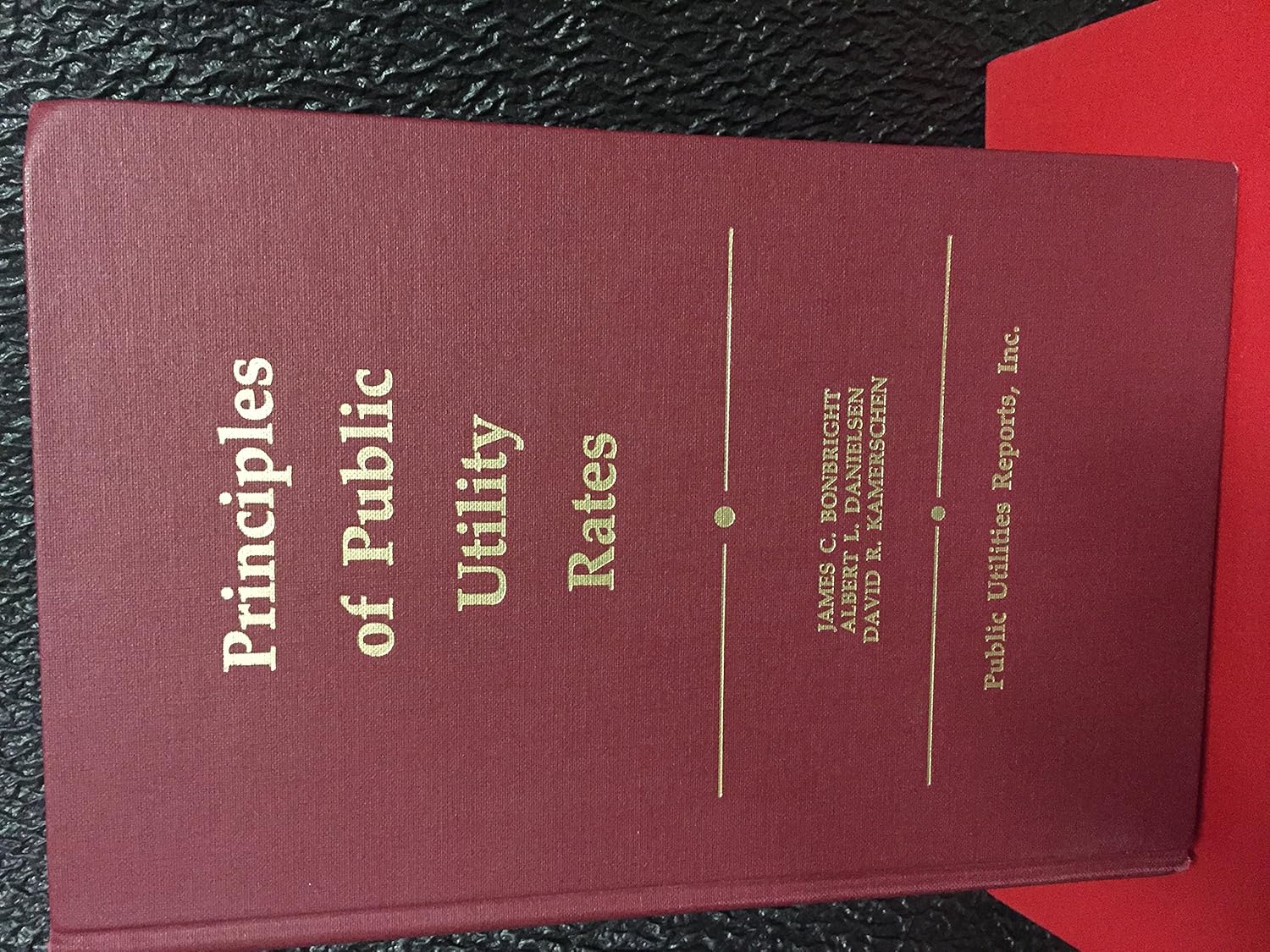 Amazon.com: Principles of Public Utility Rates: 9780231024419: James C ...