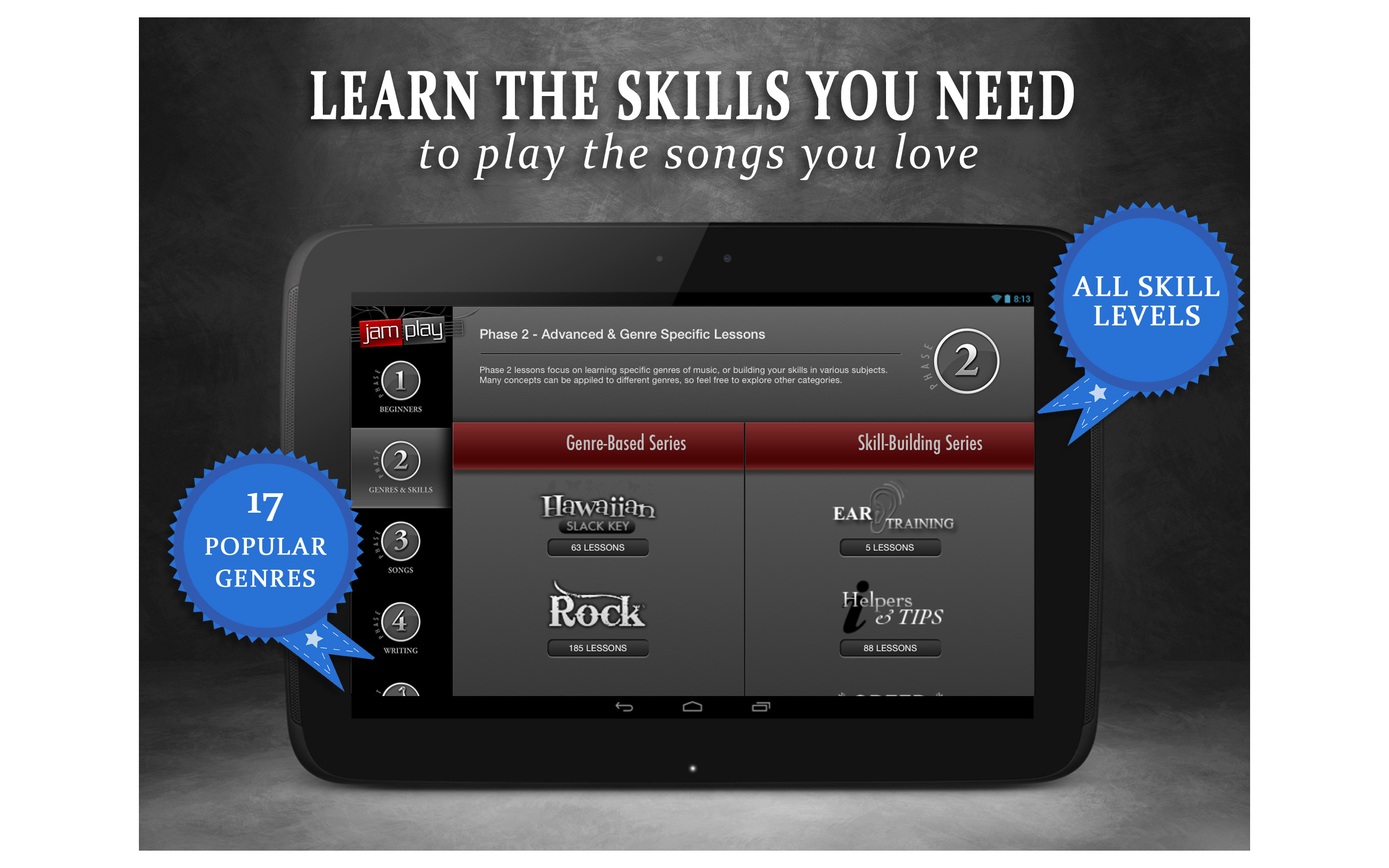 Guitar Lessons from JamPlay - App on the Amazon Appstore