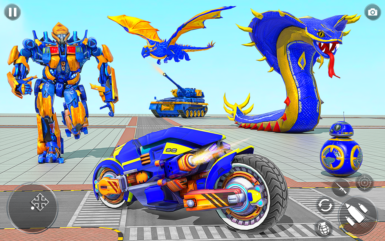 Snake Robot Car Transformation Game - Robot Car Games - Multi Robot ...