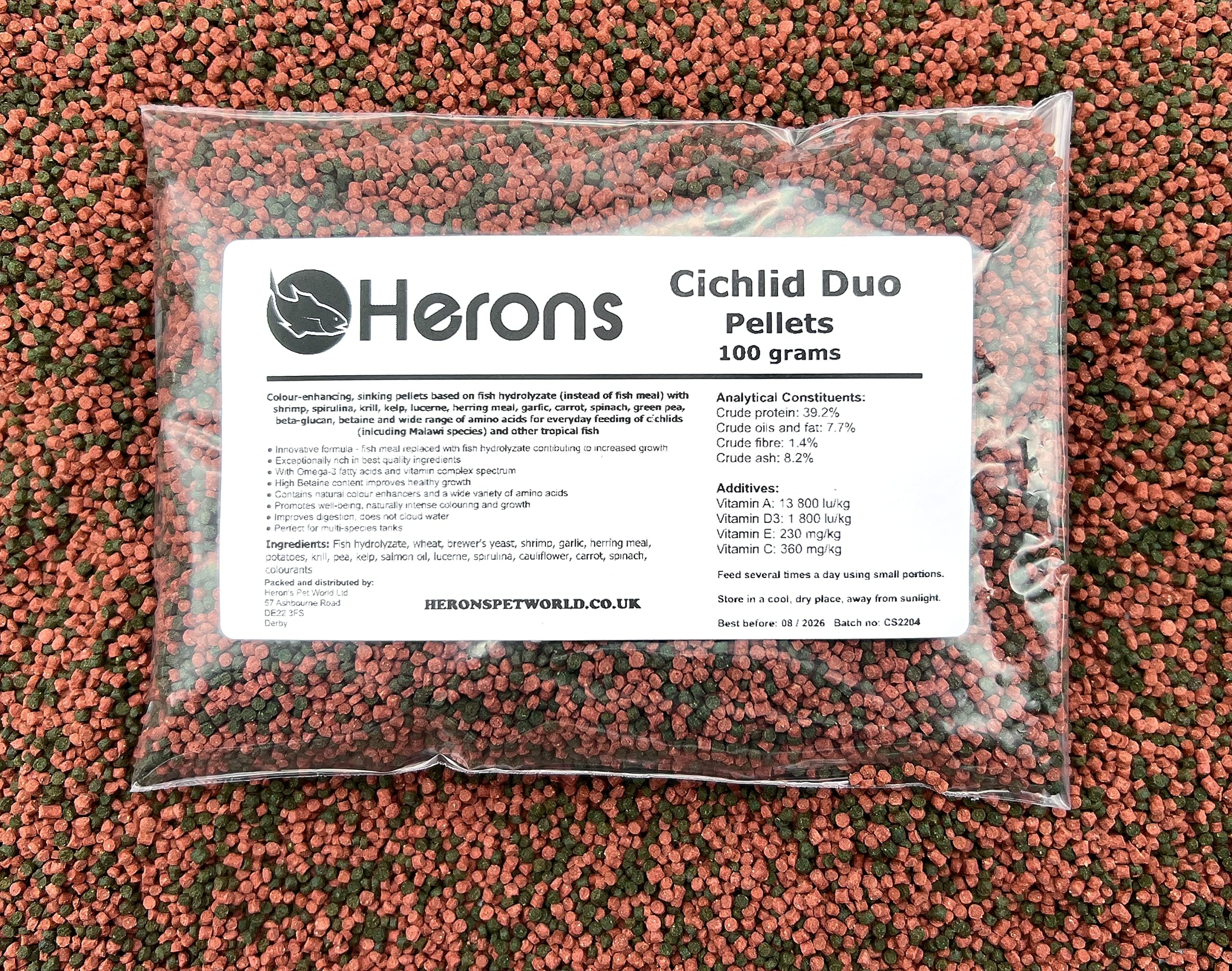 HERONS - Koi Trio Pellets, 6mm Premium Koi Fish Food, For Japanese Koi ...