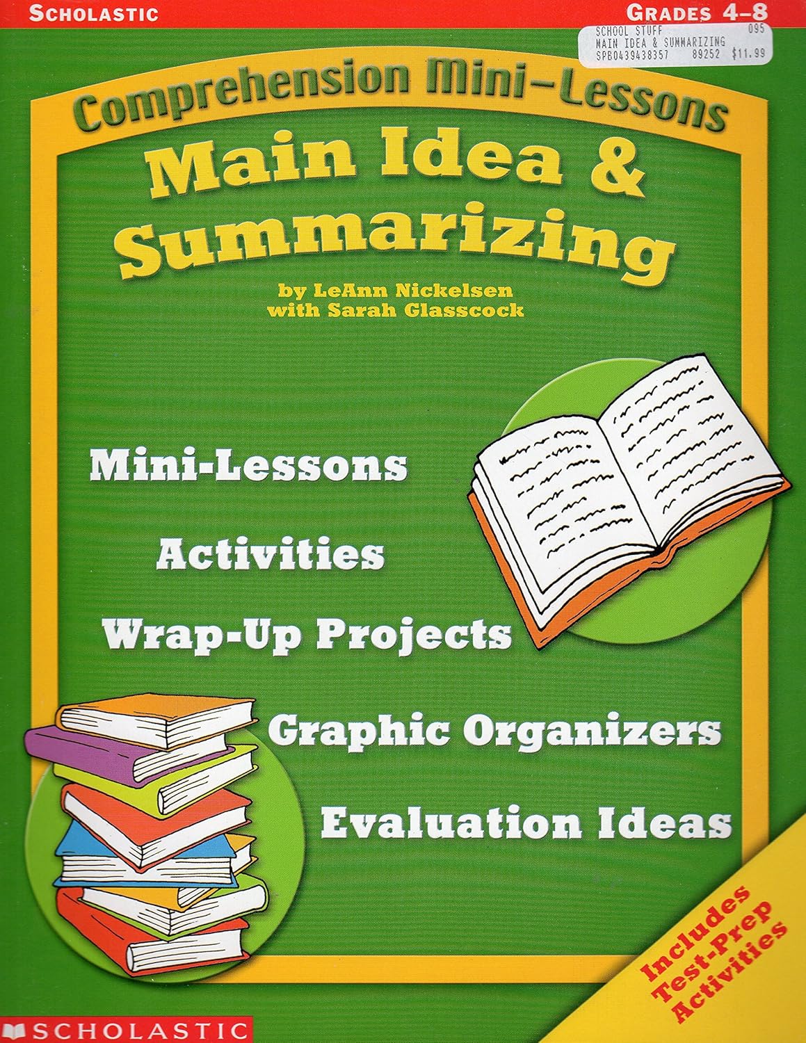 Main Idea & Summarizing (Comprehension Mini-Lessons): Nickelsen, Leann ...