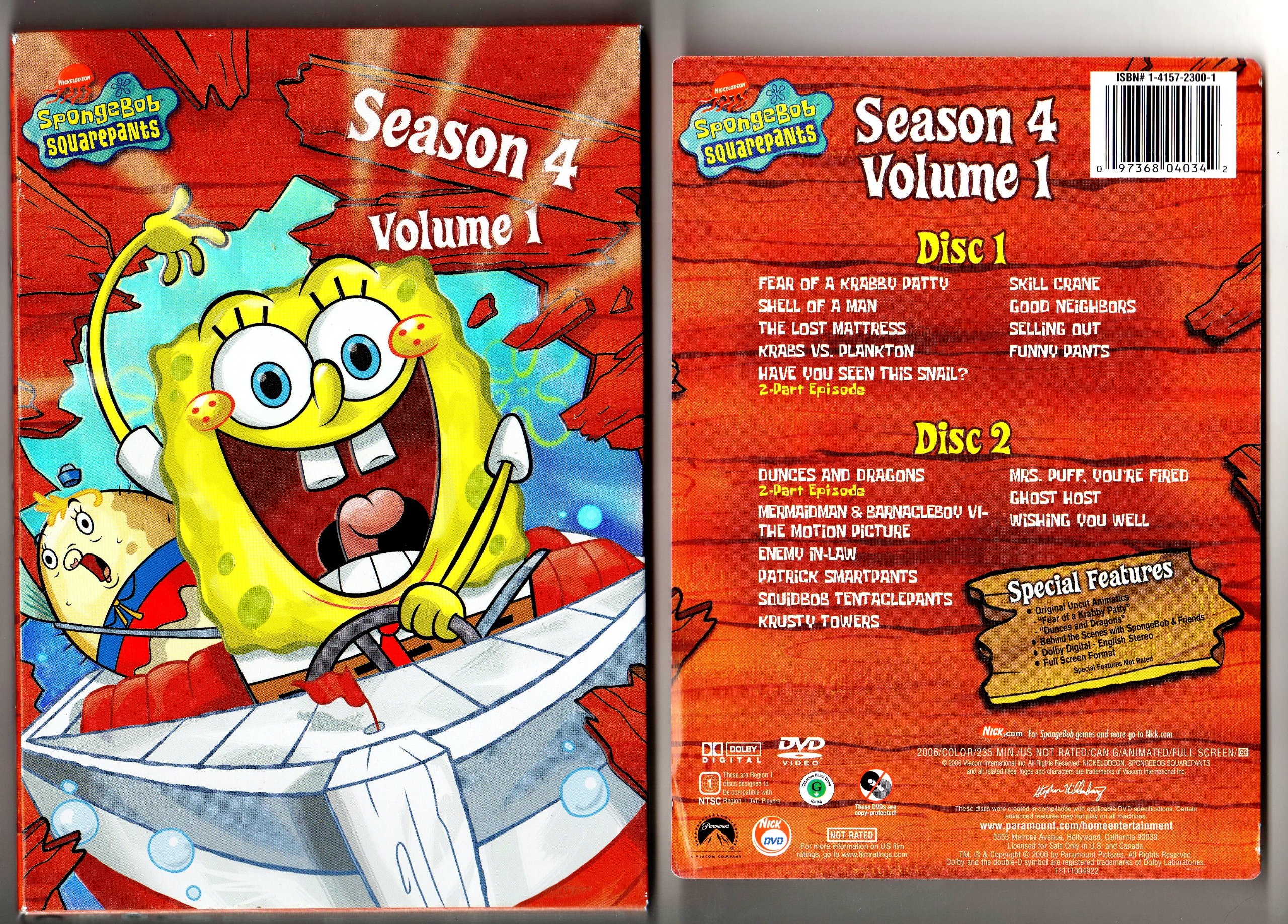 Spongebob Dvd Sesong 4